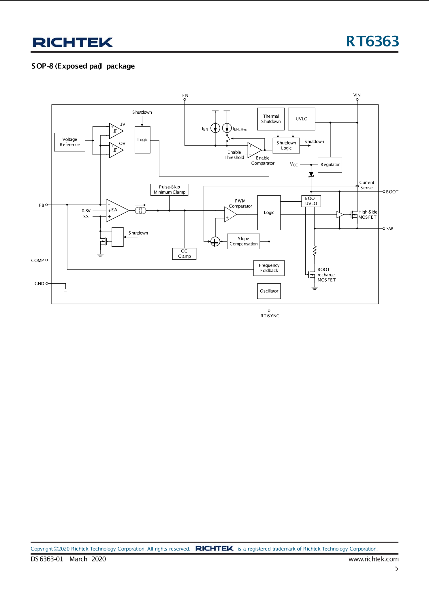 RT6363GSP_（RICHTEK(立锜)）RT6363GSP中文资料_价格_PDF手册-立创电子商城