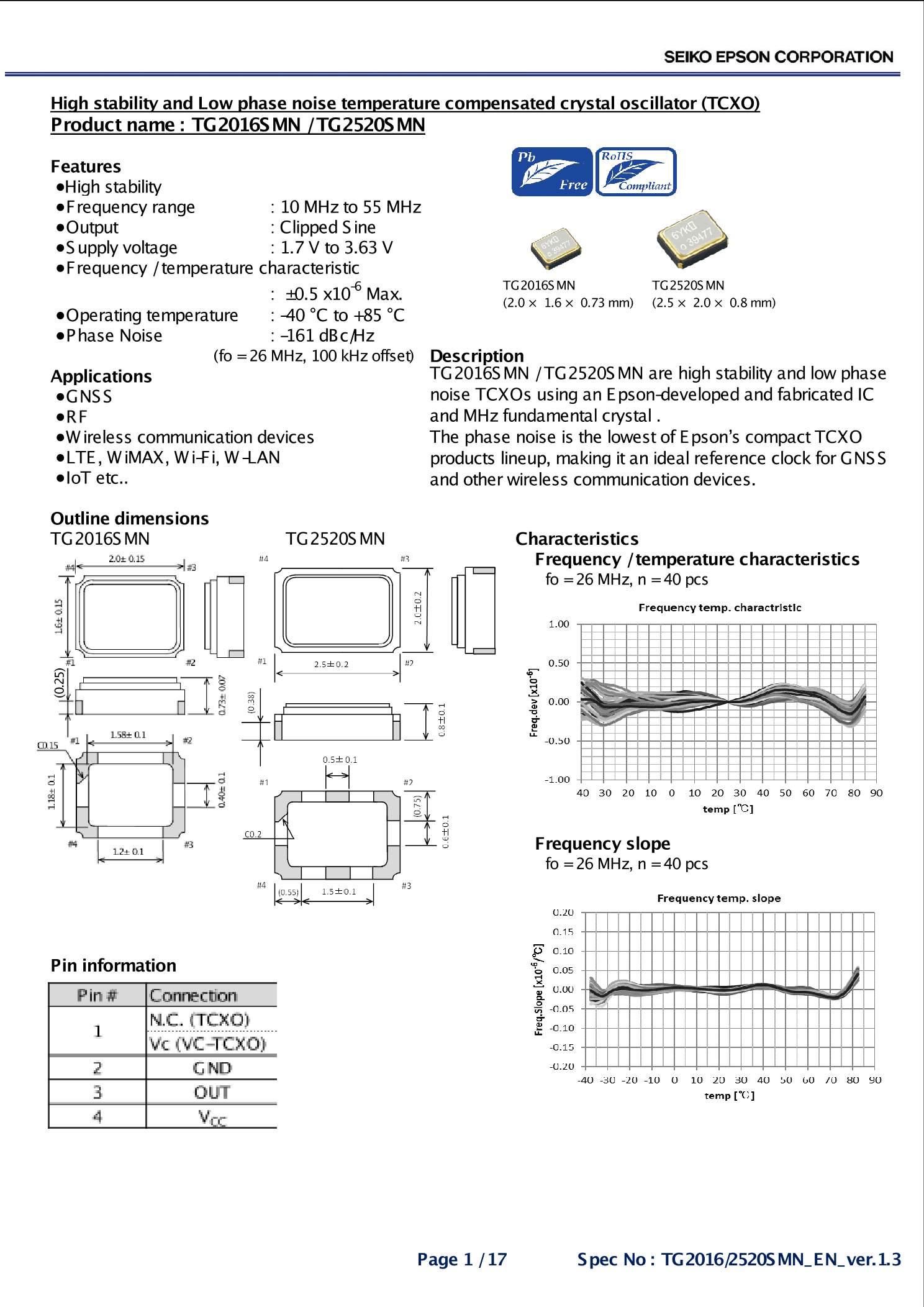TG2016SMN 38.4000M-MCGNNM3_（EPSON(爱普生)）TG2016SMN 38.4000M-MCGNNM3中文资料_价格_PDF手册-立创电子商城