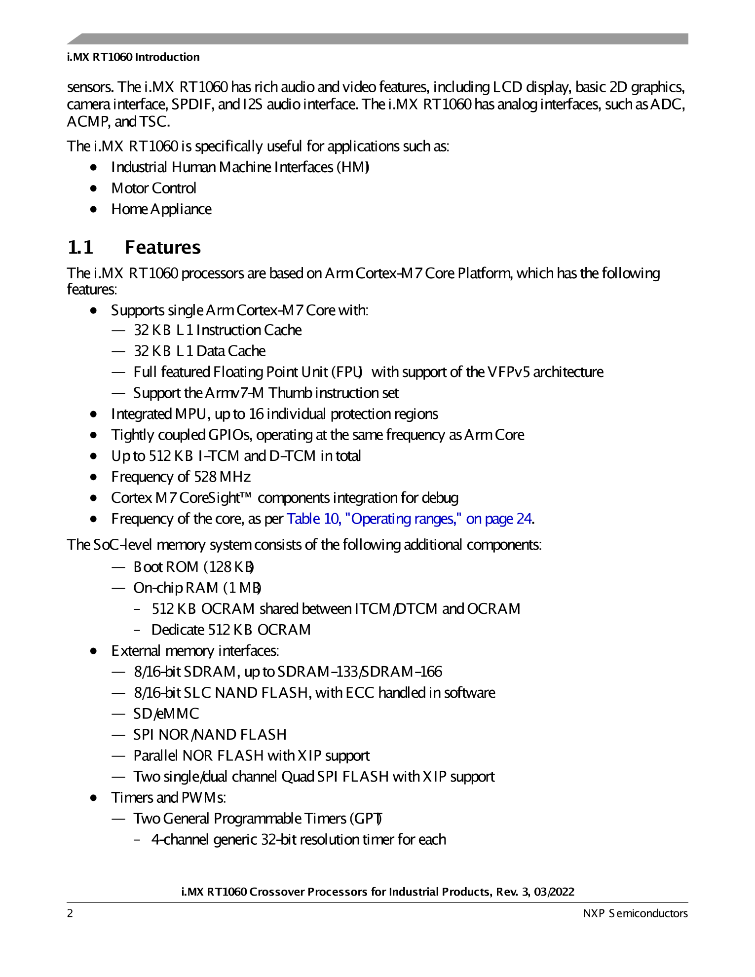 MIMXRT1062CVL5B_（NXP(恩智浦)）MIMXRT1062CVL5B中文资料_价格_PDF手册-立创电子商城