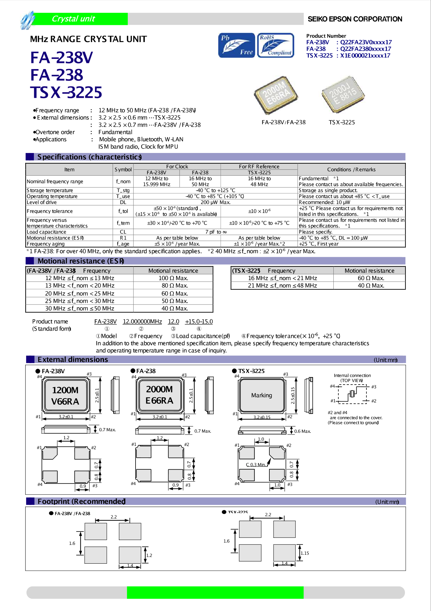 Q22FA2380067800_（EPSON(爱普生)）Q22FA2380067800中文资料_价格_PDF手册-立创电子商城