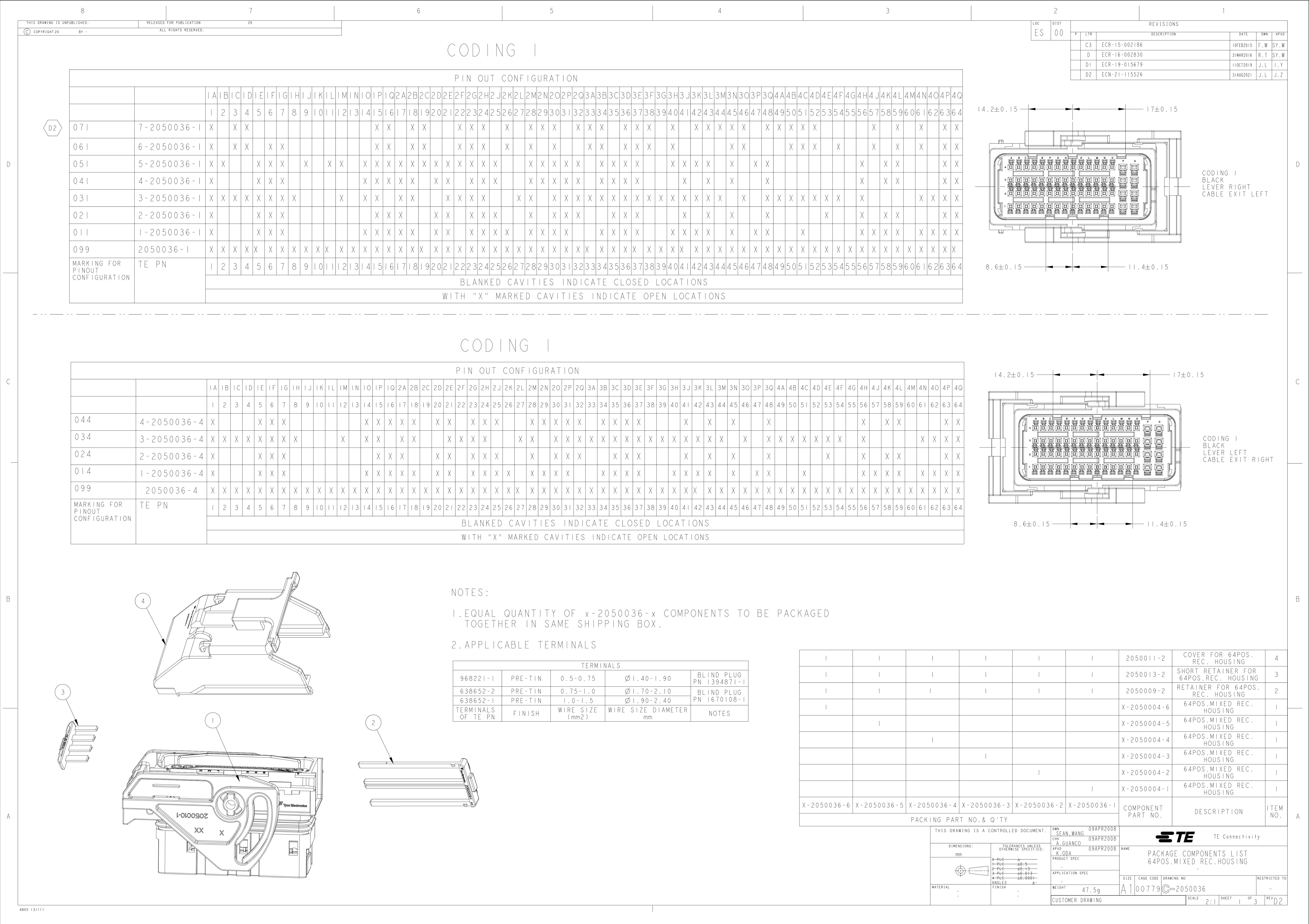 2050036-1_（TE Connectivity(美国泰科)）2050036-1中文资料_价格_PDF手册-立创电子商城
