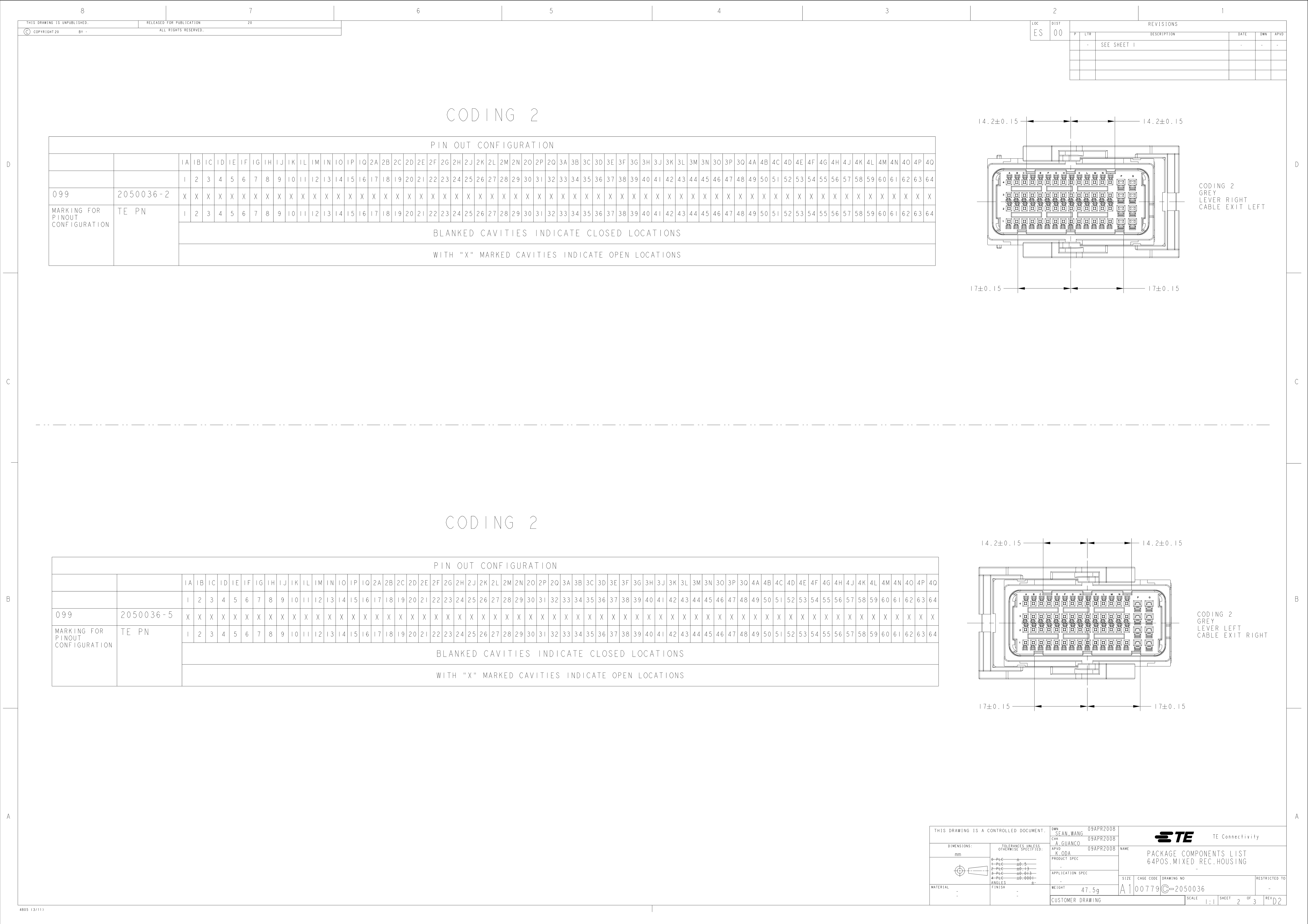 2050036-1_（TE Connectivity(美国泰科)）2050036-1中文资料_价格_PDF手册-立创电子商城