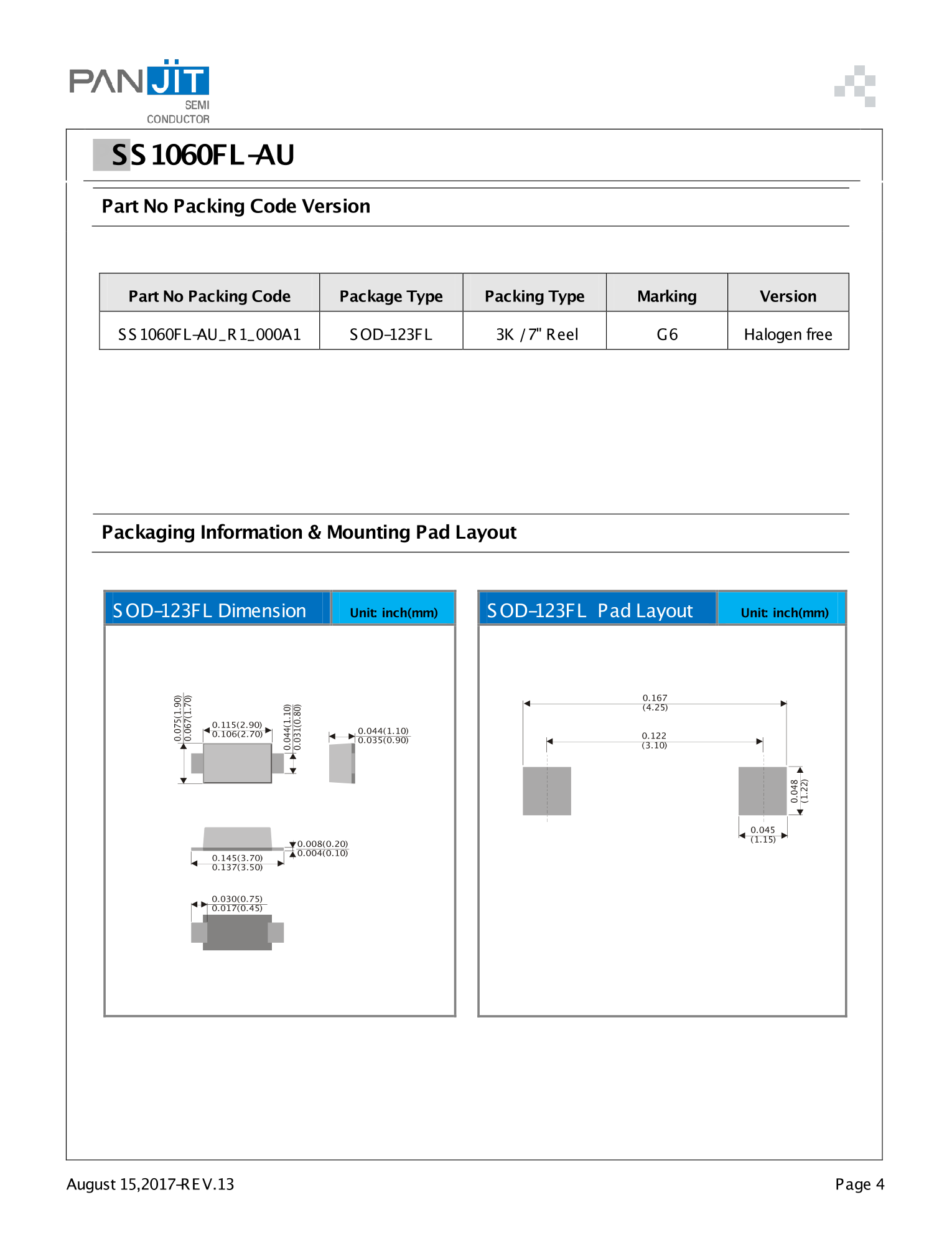 SS1060FL-AU_R1_000A1_（PANJIT(强茂)）SS1060FL-AU_R1_000A1中文资料_价格_PDF手册-立创电子商城