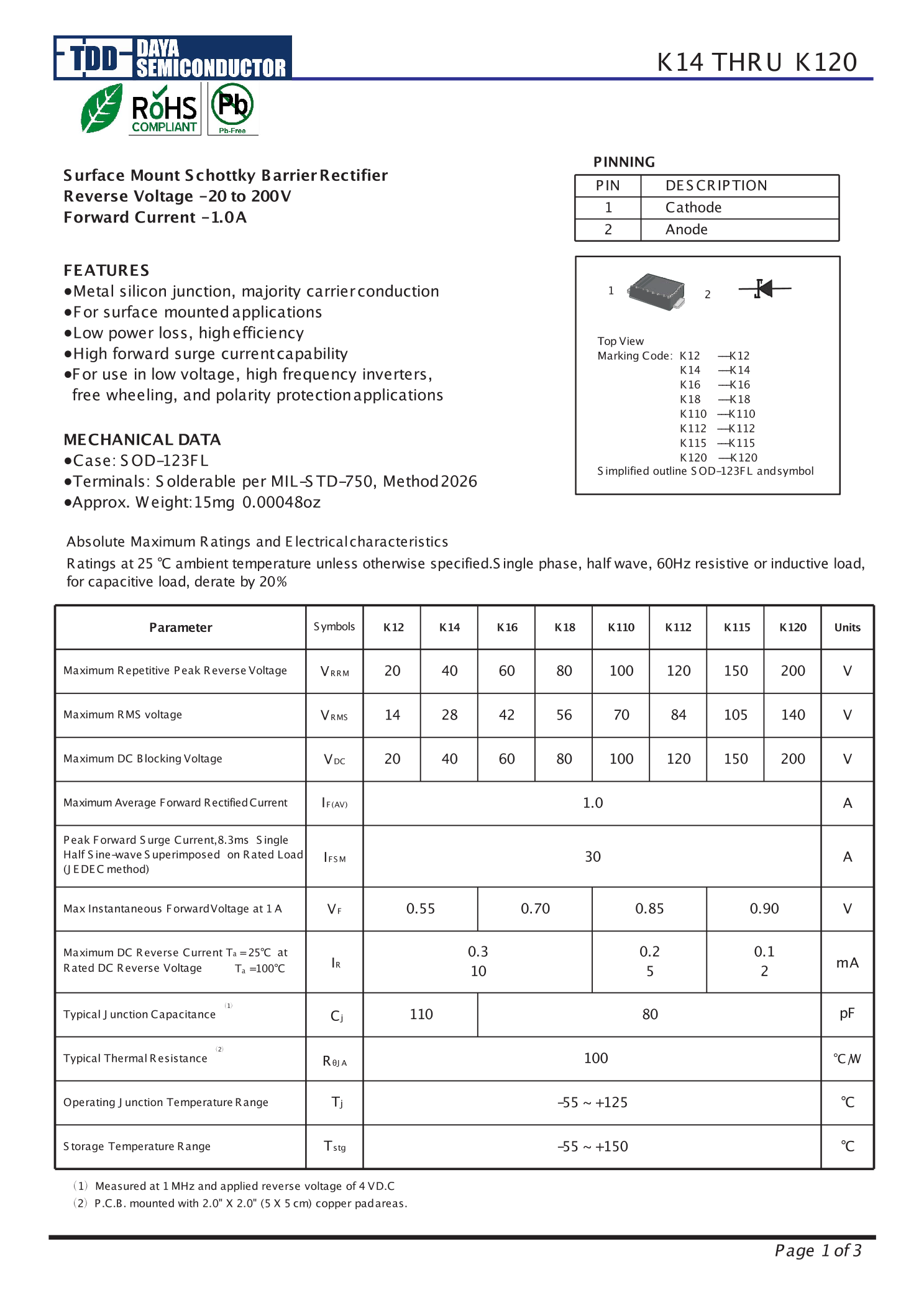 K16_（TDD(台冠电子)）K16中文资料_价格_PDF手册-立创电子商城