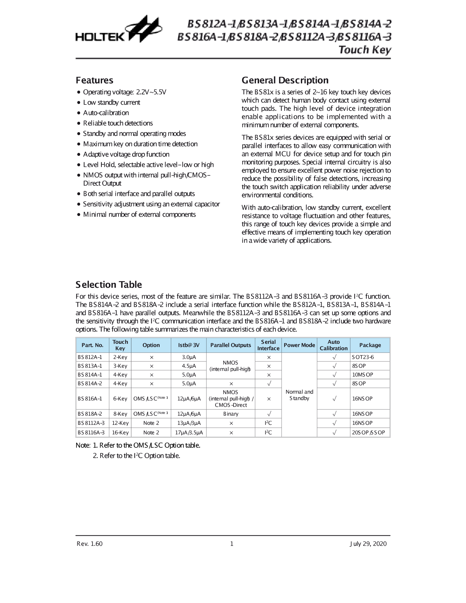 BS8112A-3_（HOLTEK(合泰/盛群)）BS8112A-3中文资料_价格_PDF手册-立创电子商城