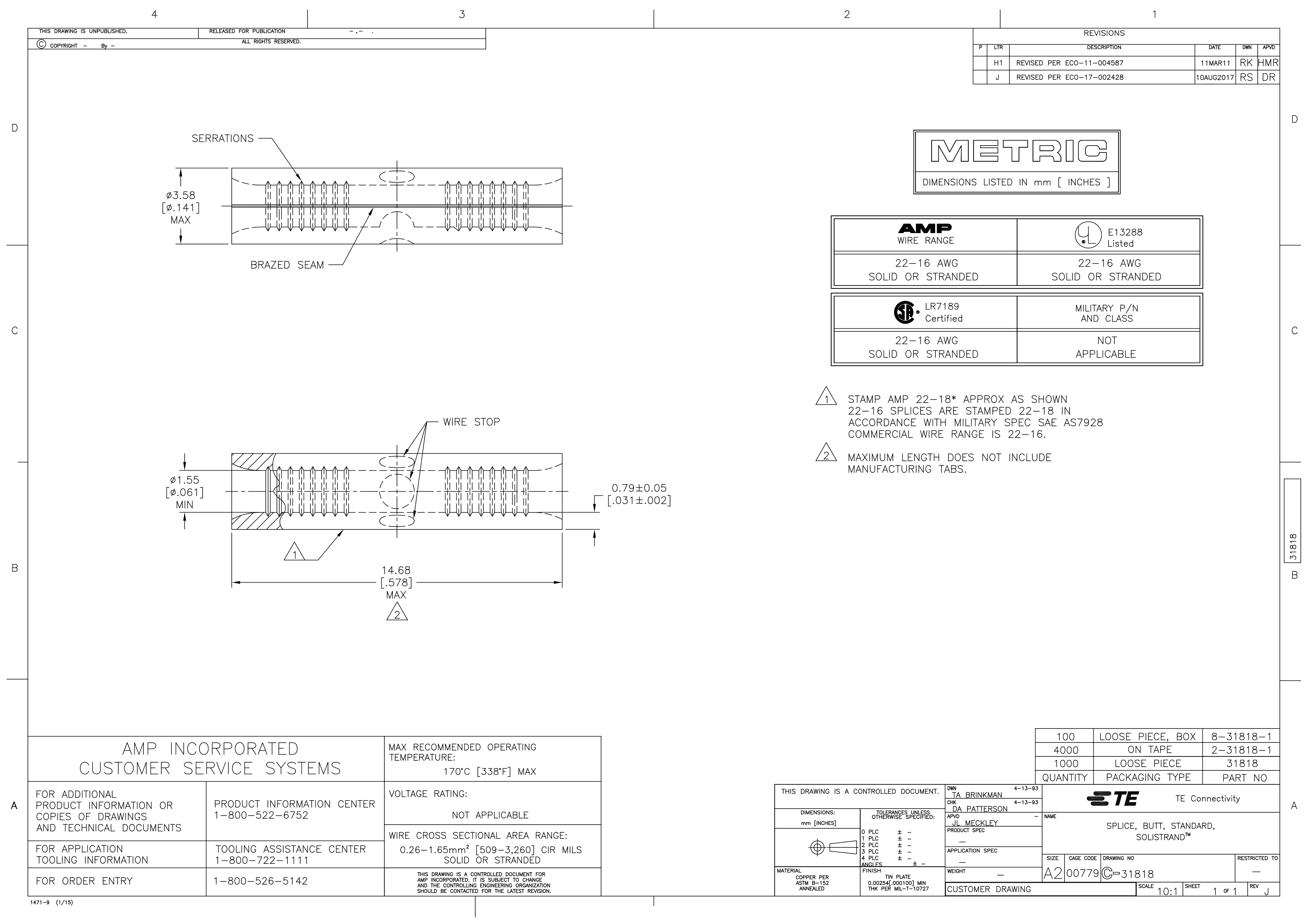 31818_（TE Connectivity(美国泰科)）31818中文资料_价格_PDF手册-立创电子商城