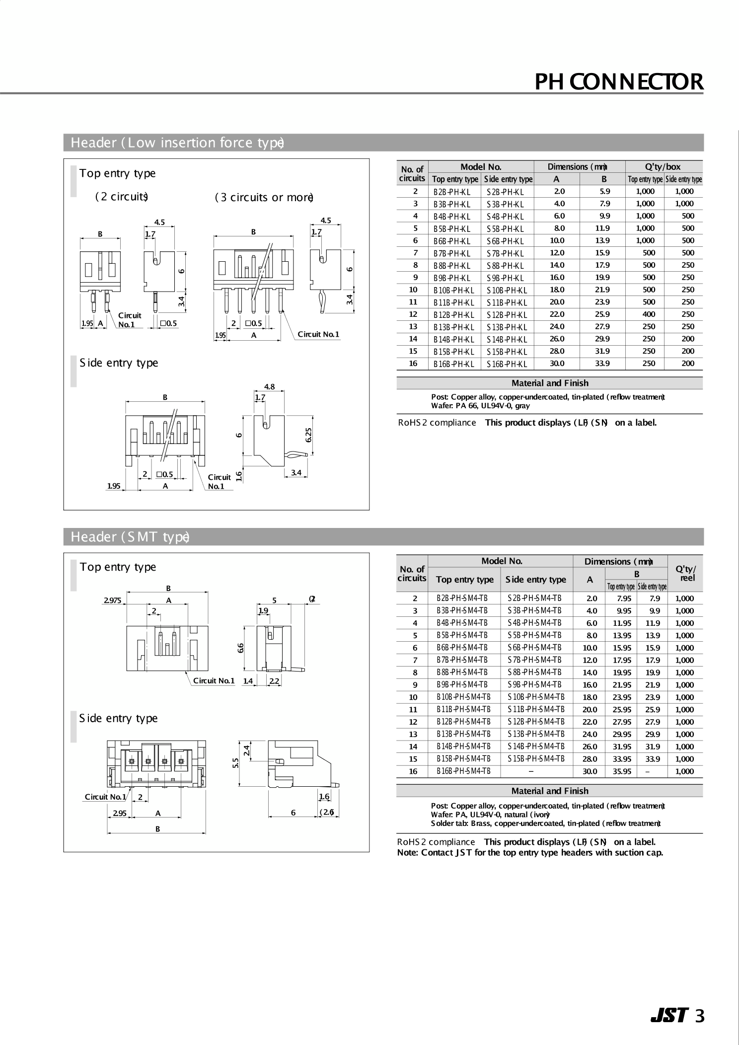 PHR-4_（JST）PHR-4中文资料_价格_PDF手册-立创电子商城