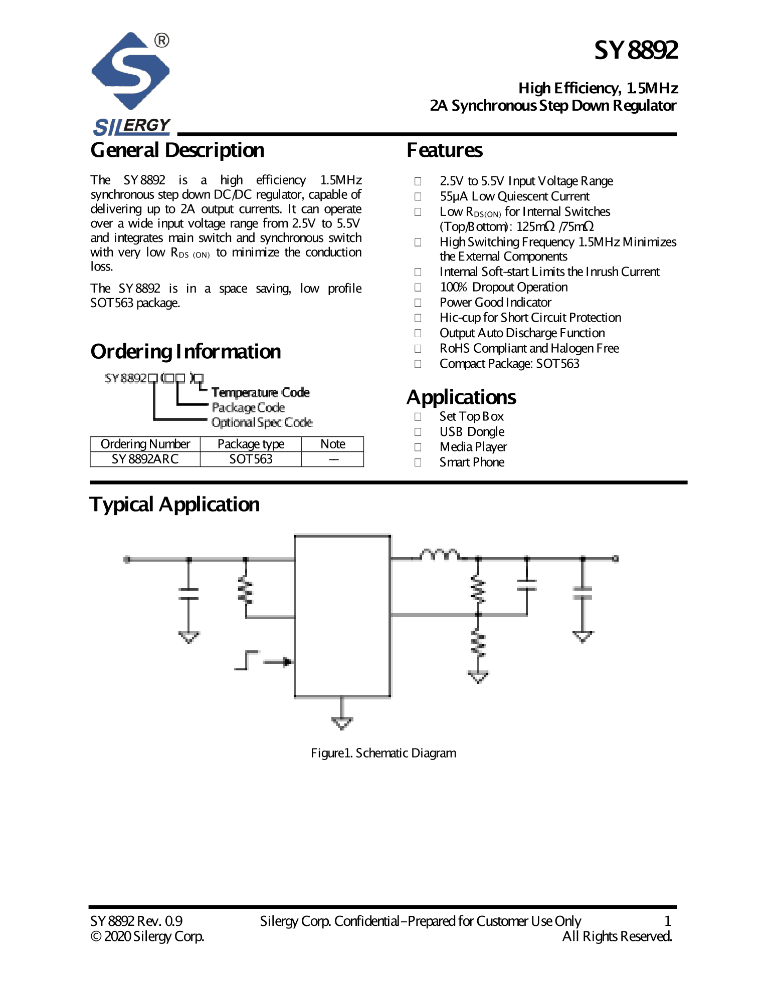 SY8892ARC_（silergy(矽力杰)）SY8892ARC中文资料_价格_PDF手册-立创电子商城