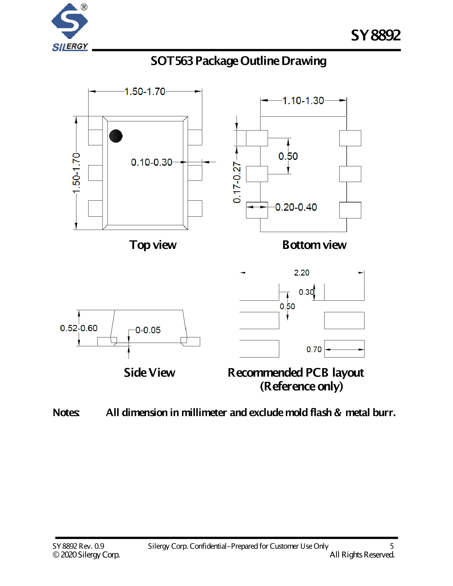 SY8892ARC_（silergy(矽力杰)）SY8892ARC中文资料_价格_PDF手册-立创电子商城