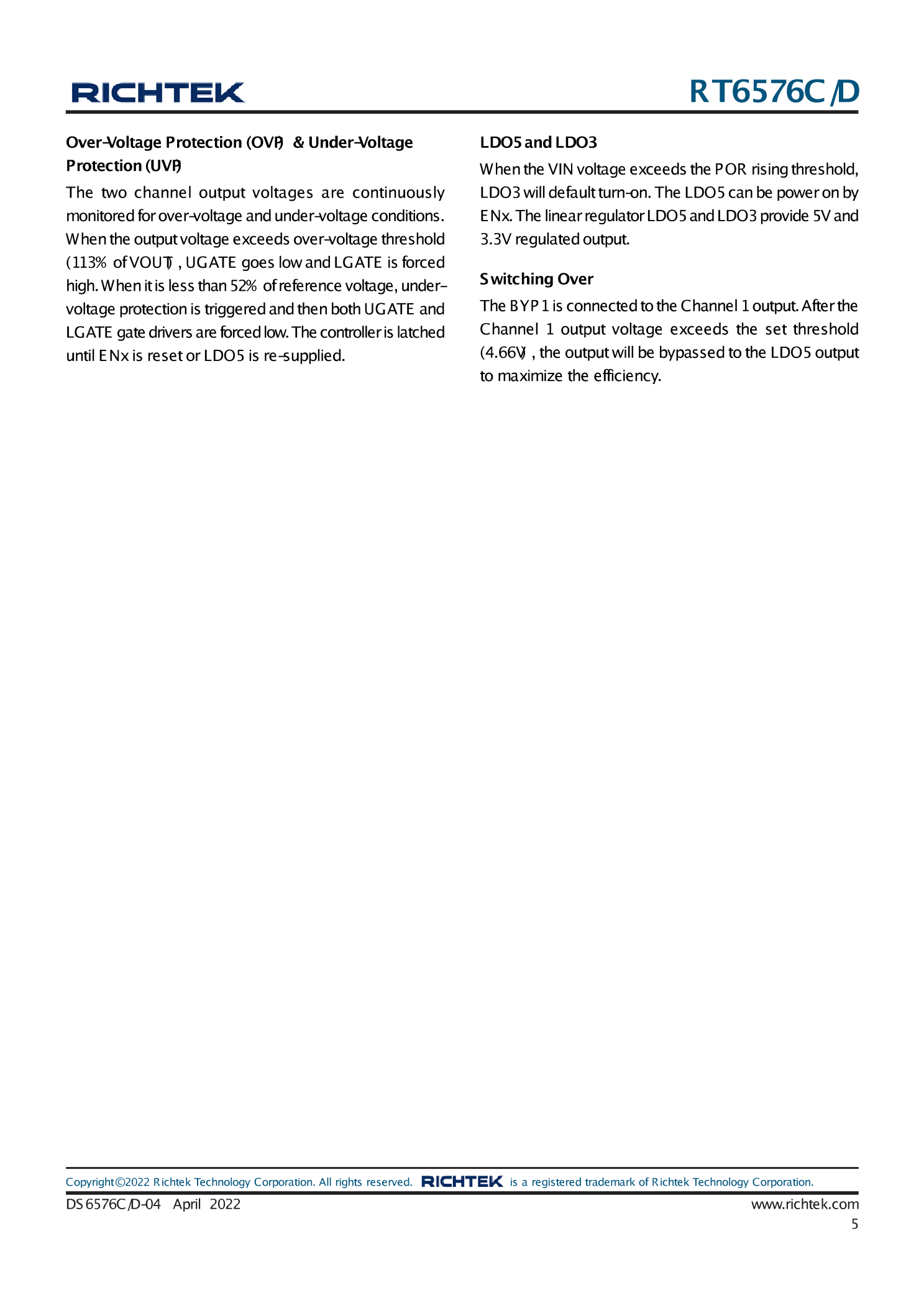 RT6576DGQW_（RICHTEK(立锜)）RT6576DGQW中文资料_价格_PDF手册-立创电子商城