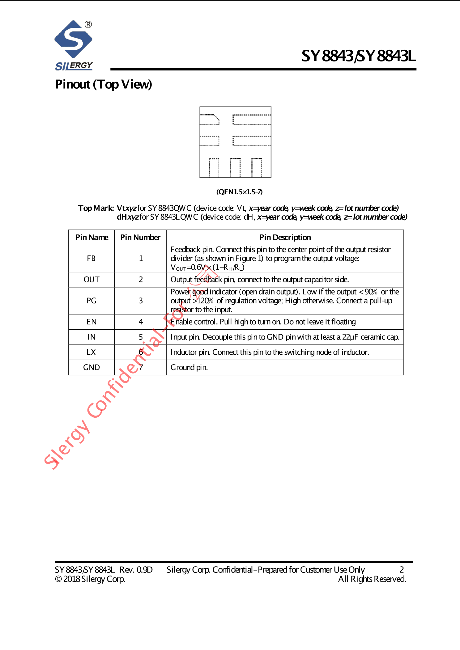 SY8843QWC_（silergy(矽力杰)）SY8843QWC中文资料_价格_PDF手册-立创电子商城