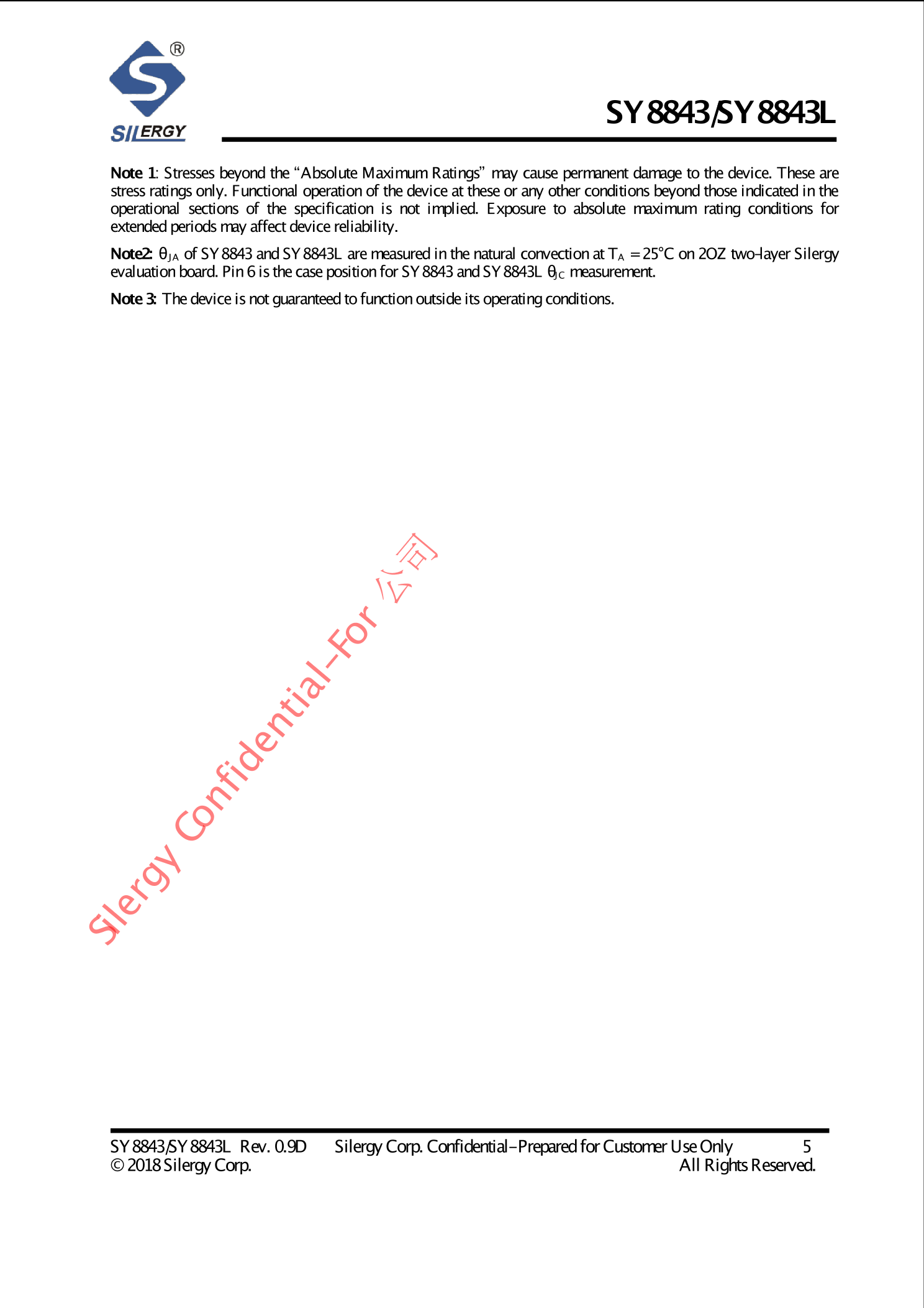 SY8843QWC_（silergy(矽力杰)）SY8843QWC中文资料_价格_PDF手册-立创电子商城