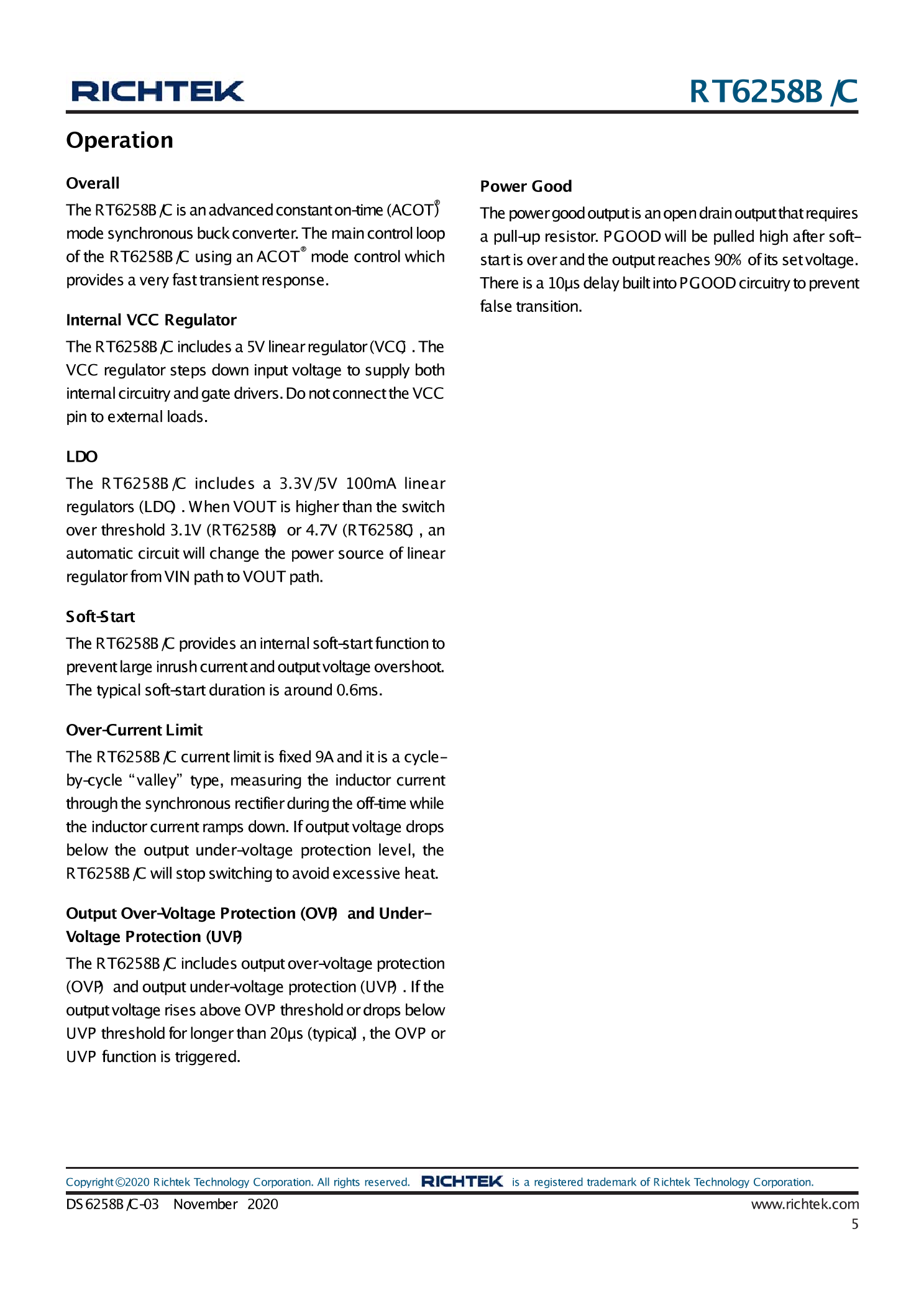 RT6258CGQUF_（RICHTEK(立锜)）RT6258CGQUF中文资料_价格_PDF手册-立创电子商城