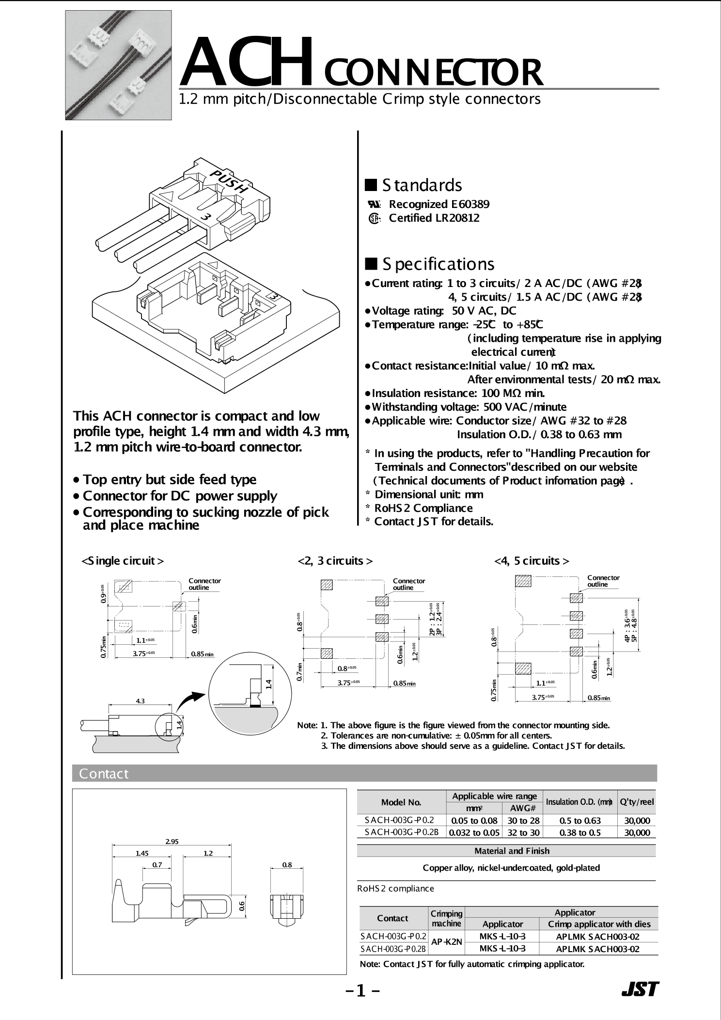 ACHR-02V-K(HF)_（JST）ACHR-02V-K(HF)中文资料_价格_PDF手册-立创电子商城