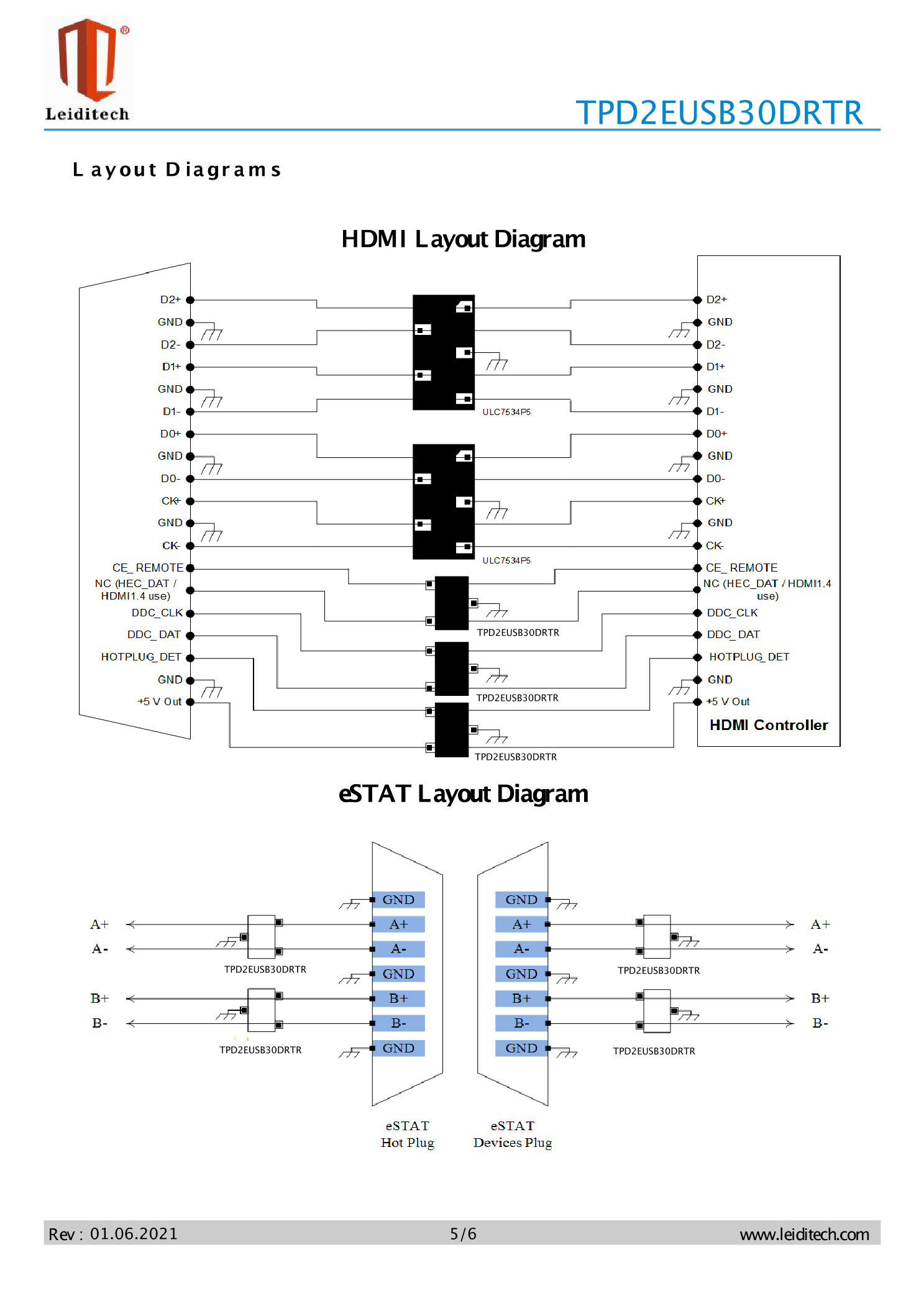 TPD2EUSB30DRTR_（Leiditech(雷卯电子)）TPD2EUSB30DRTR中文资料_价格_PDF手册-立创电子商城