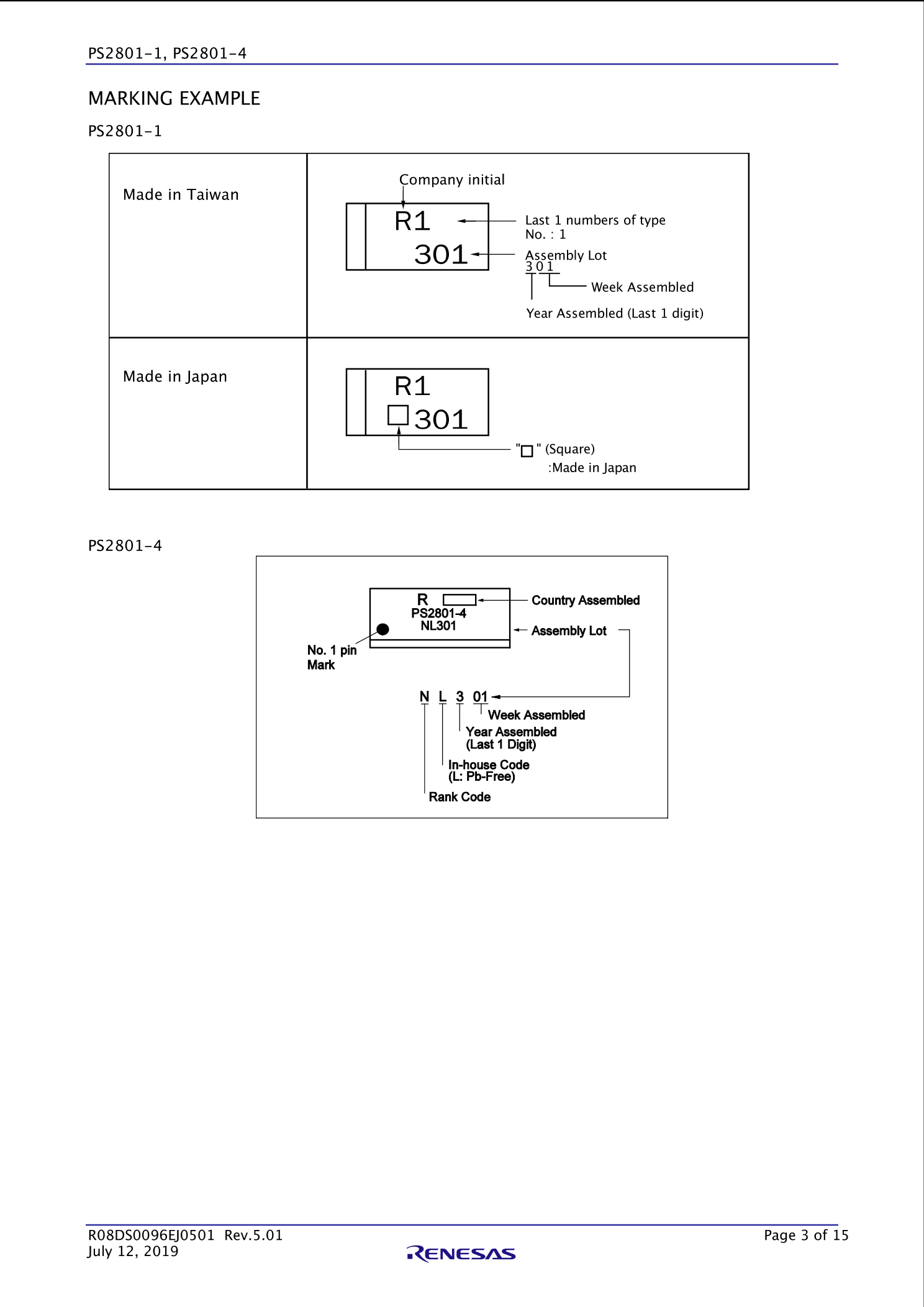 PS2801-1-F3-A/L_（RENESAS(瑞萨)/IDT）PS2801-1-F3-A/L中文资料_价格_PDF手册-立创电子商城