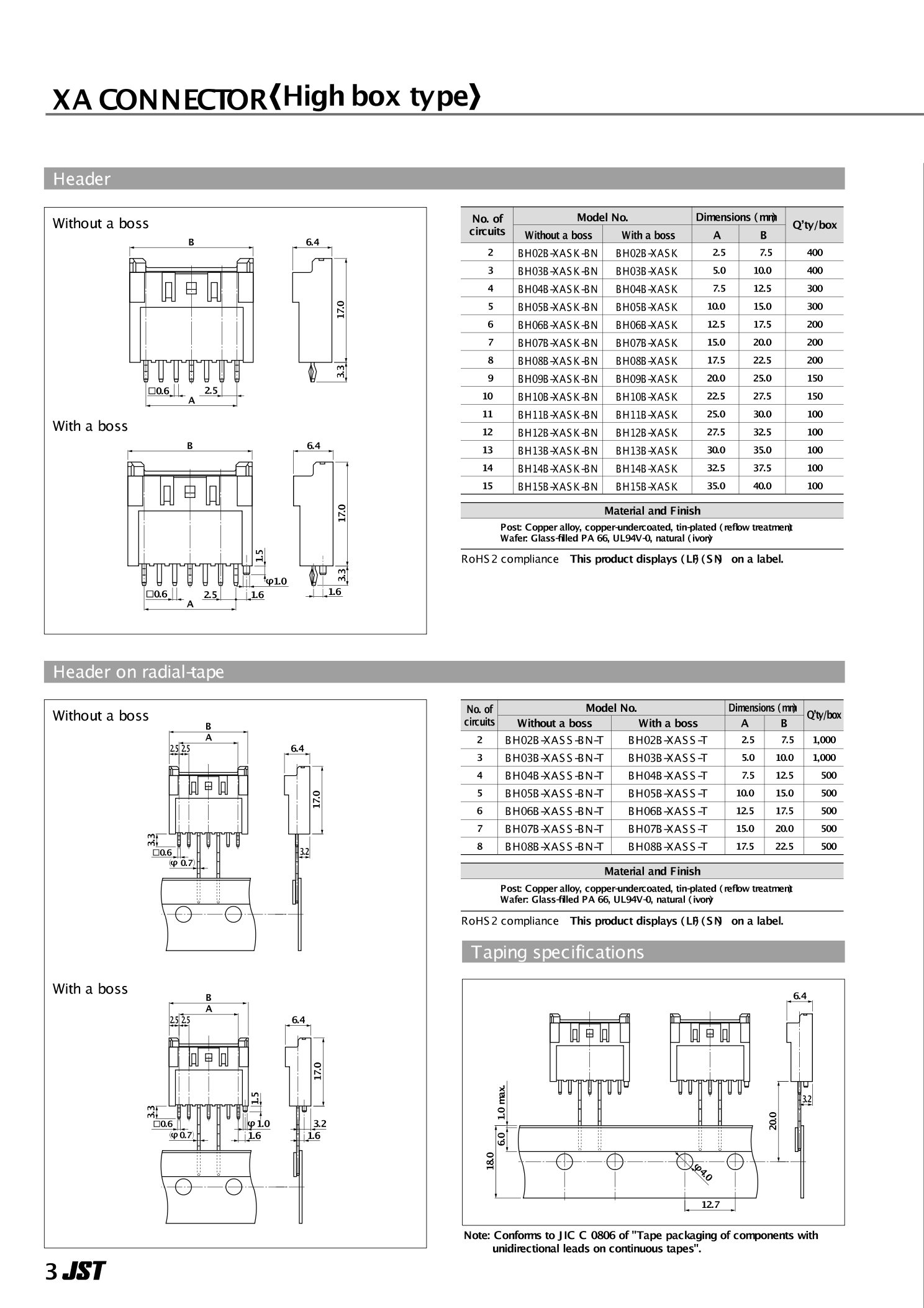 XARP-02V(N)_（JST）XARP-02V(N)中文资料_价格_PDF手册-立创电子商城