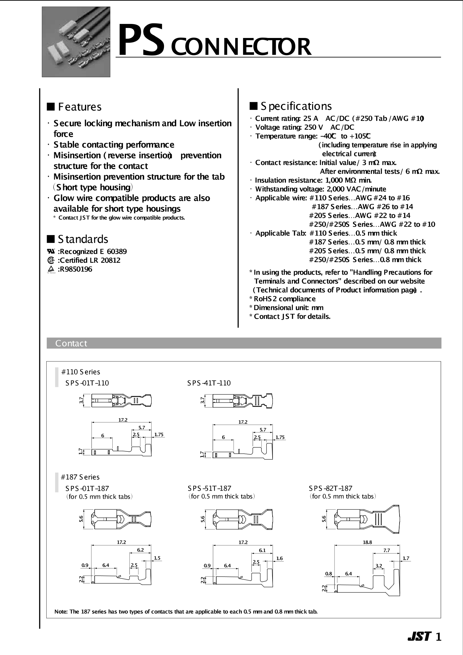 SPS-21T-250S_（JST）SPS-21T-250S中文资料_价格_PDF手册-立创电子商城