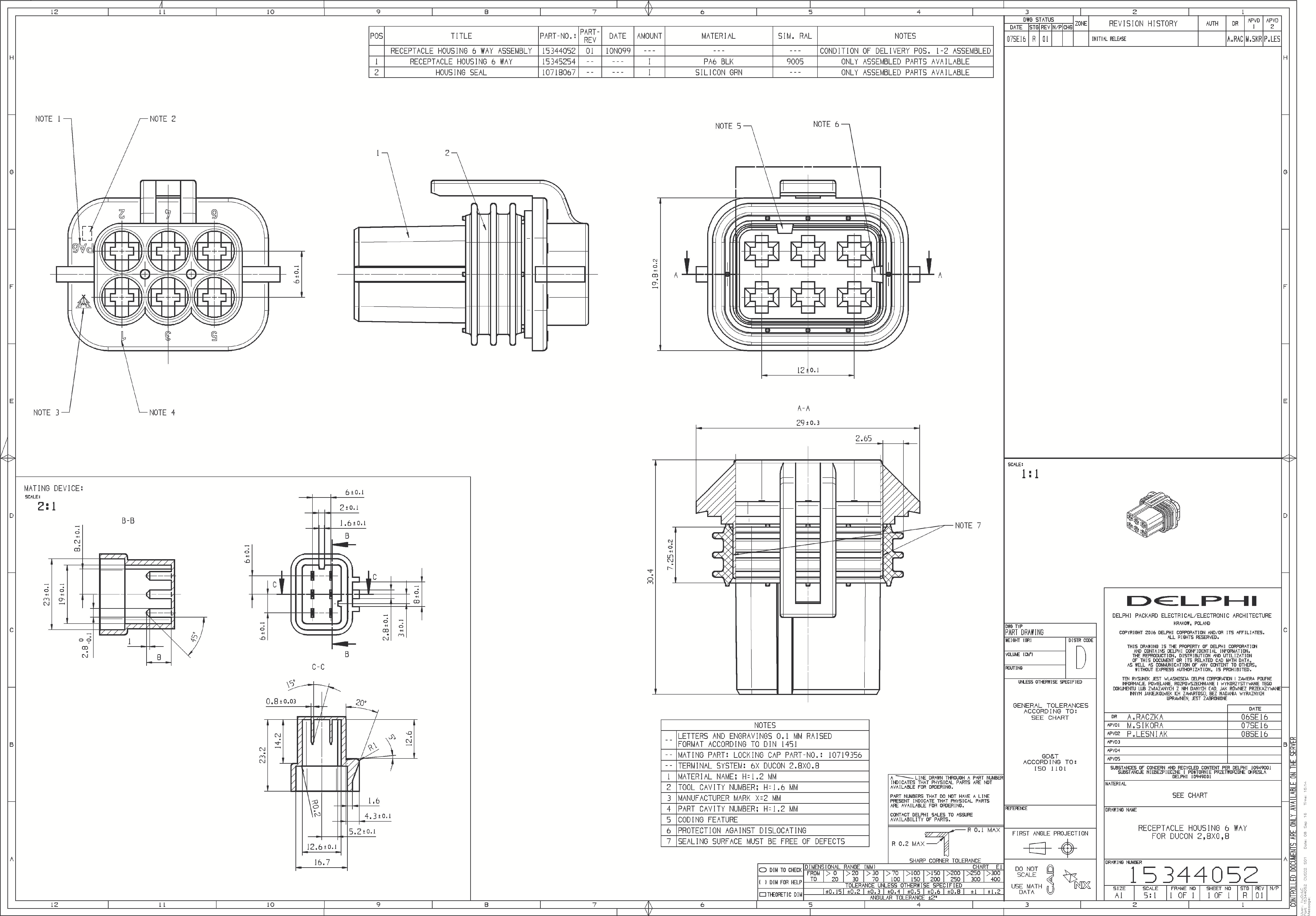 15344052_（Aptiv(Delphi)）15344052中文资料_价格_PDF手册-立创电子商城
