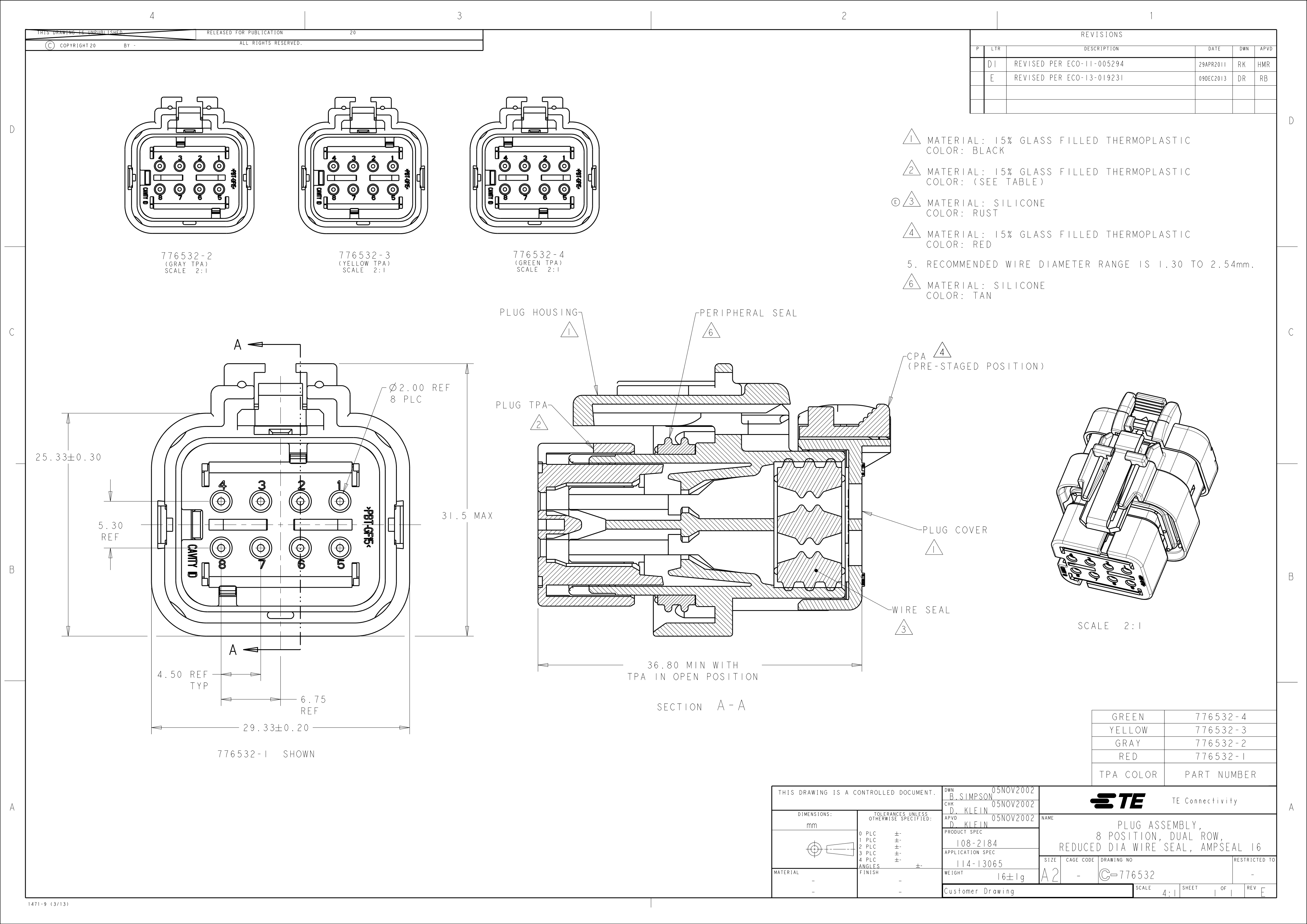 776532-1_（TE Connectivity(美国泰科)）776532-1中文资料_价格_PDF手册-立创电子商城
