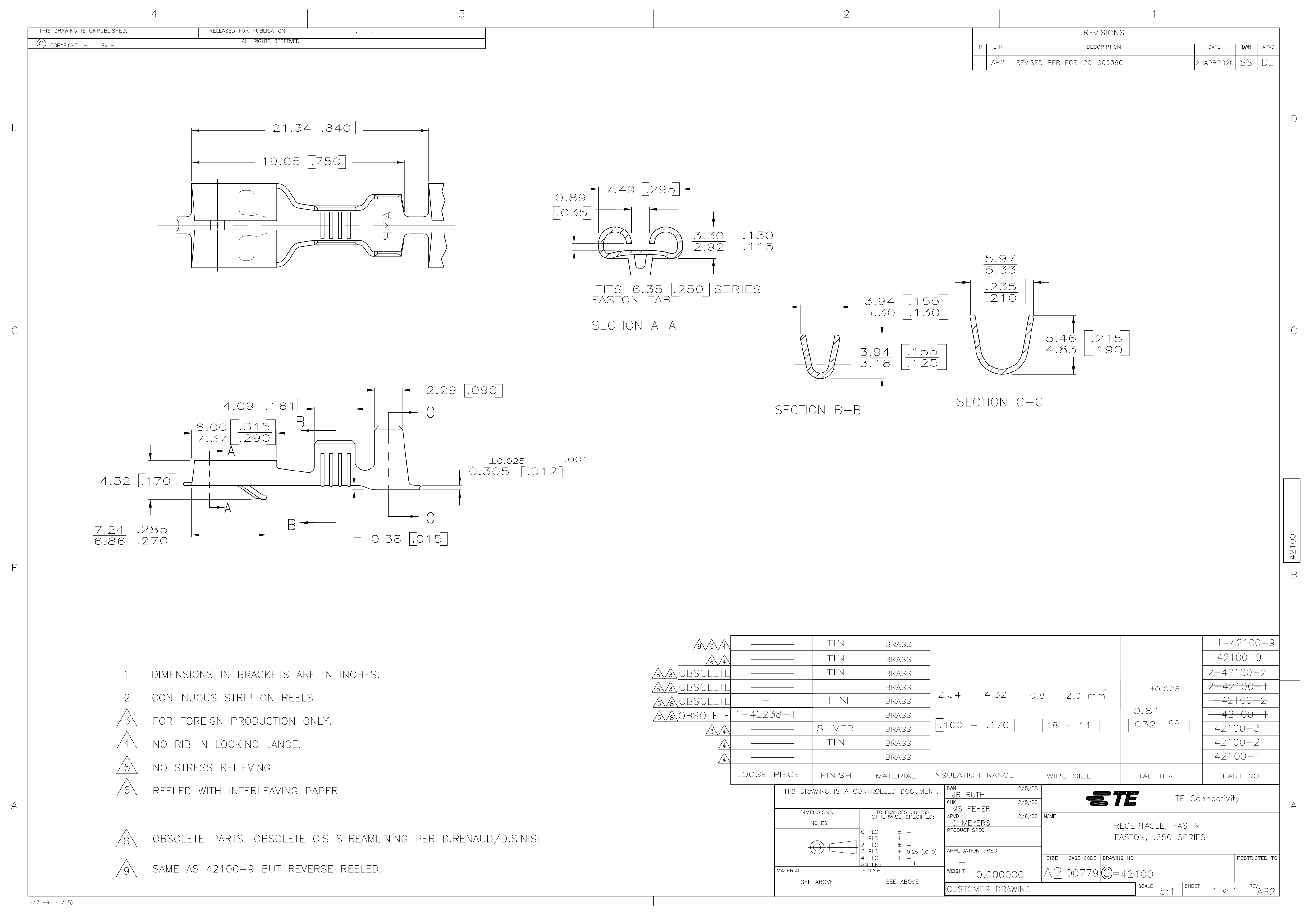 42100-2_（TE Connectivity(美国泰科)）42100-2中文资料_价格_PDF手册-立创电子商城