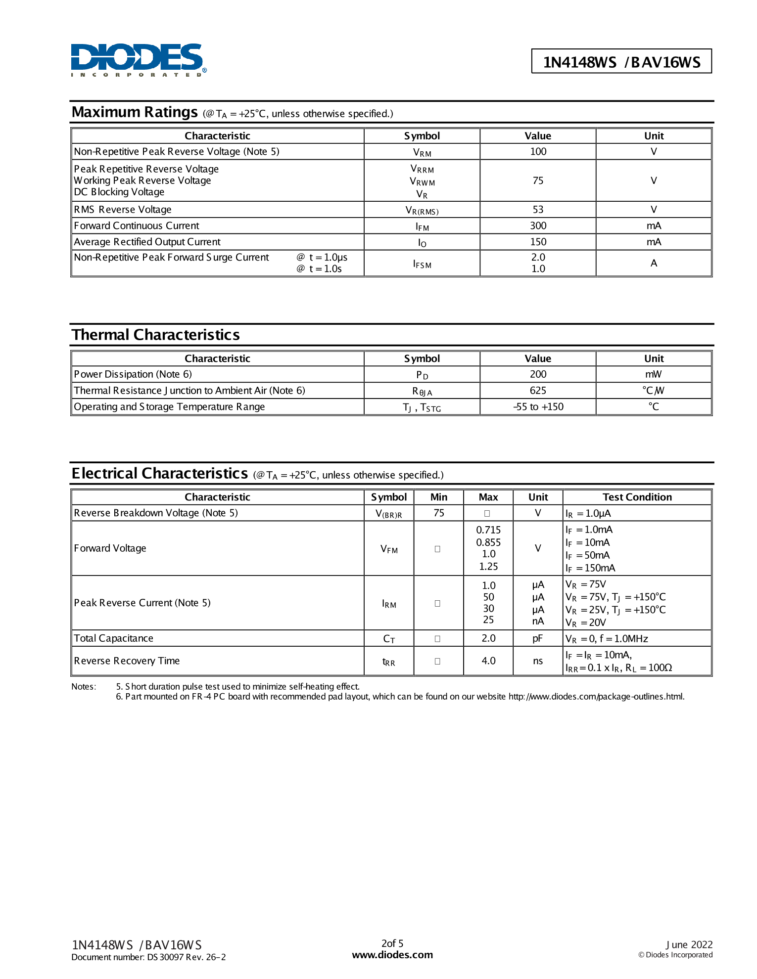 1N4148WS-7-F-89_（DIODES(美台)）1N4148WS-7-F-89中文资料_价格_PDF手册-立创电子商城