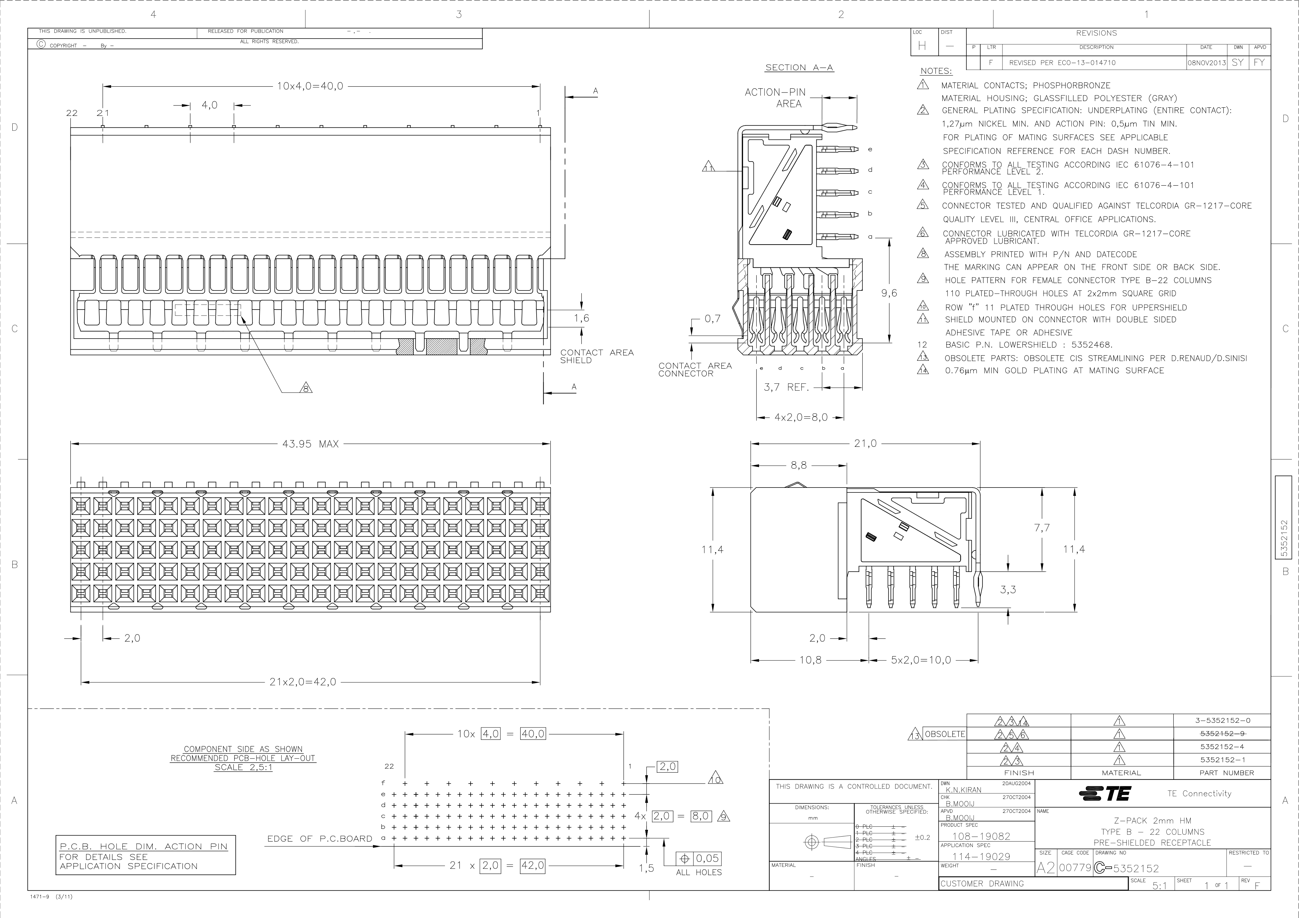 5352152-1_（TE Connectivity(美国泰科)）5352152-1中文资料_价格_PDF手册-立创电子商城