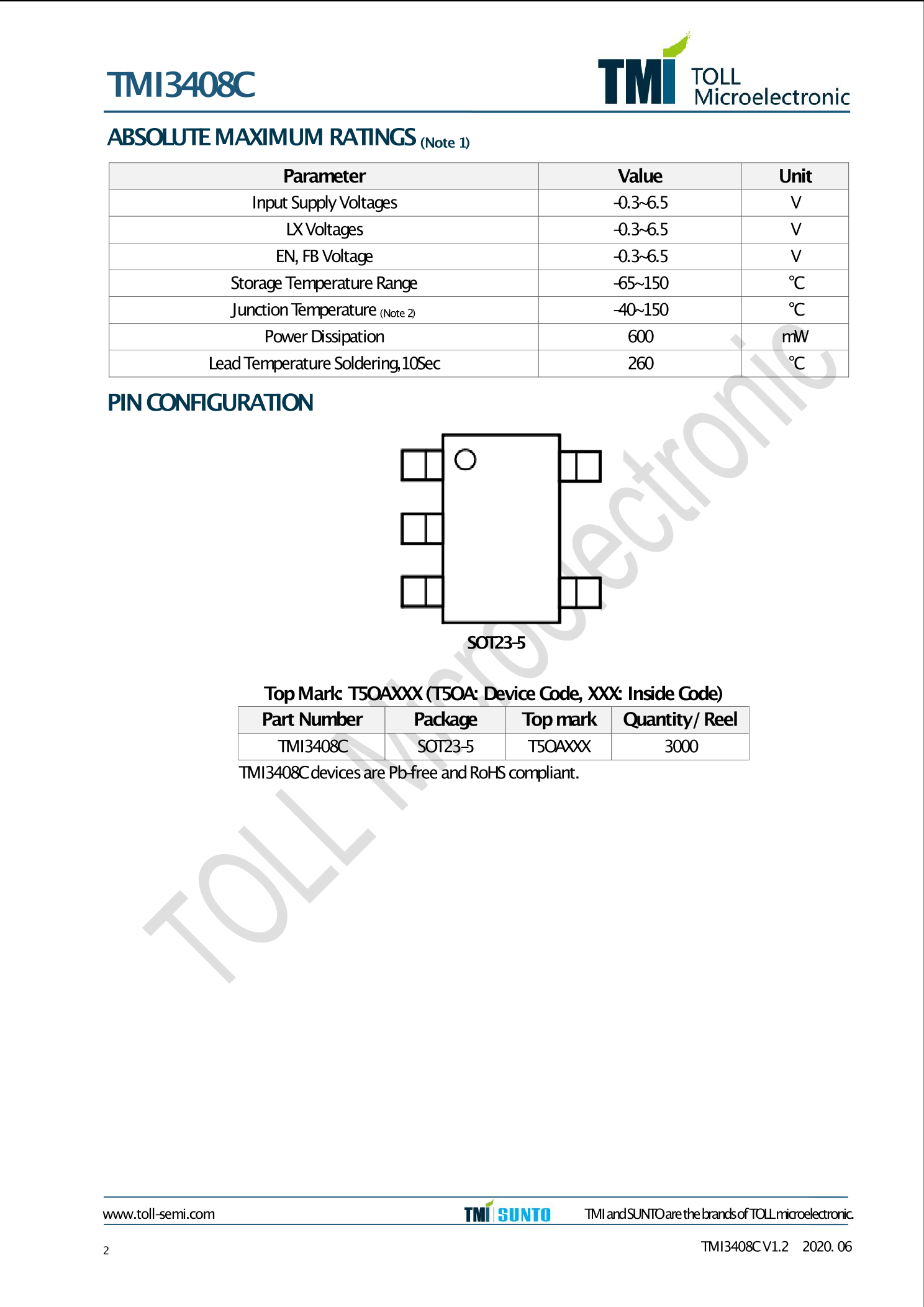TMI3408C_（TMI(拓尔微)）TMI3408C中文资料_价格_PDF手册-立创电子商城