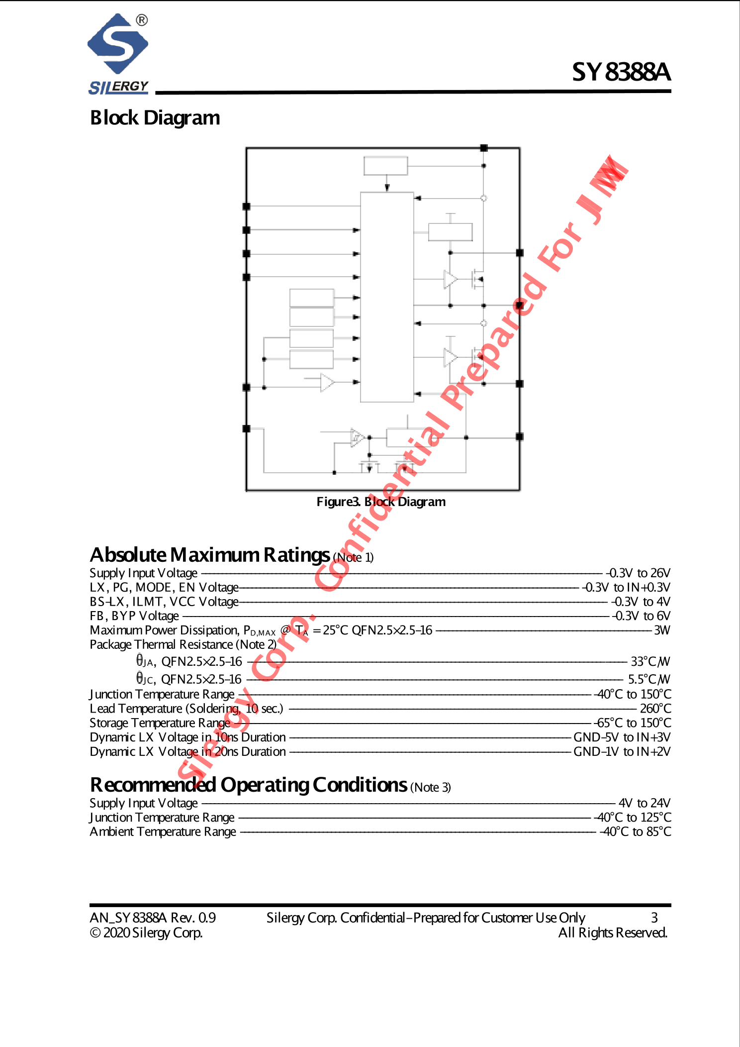 SY8388ARHC_（silergy(矽力杰)）SY8388ARHC中文资料_价格_PDF手册-立创电子商城