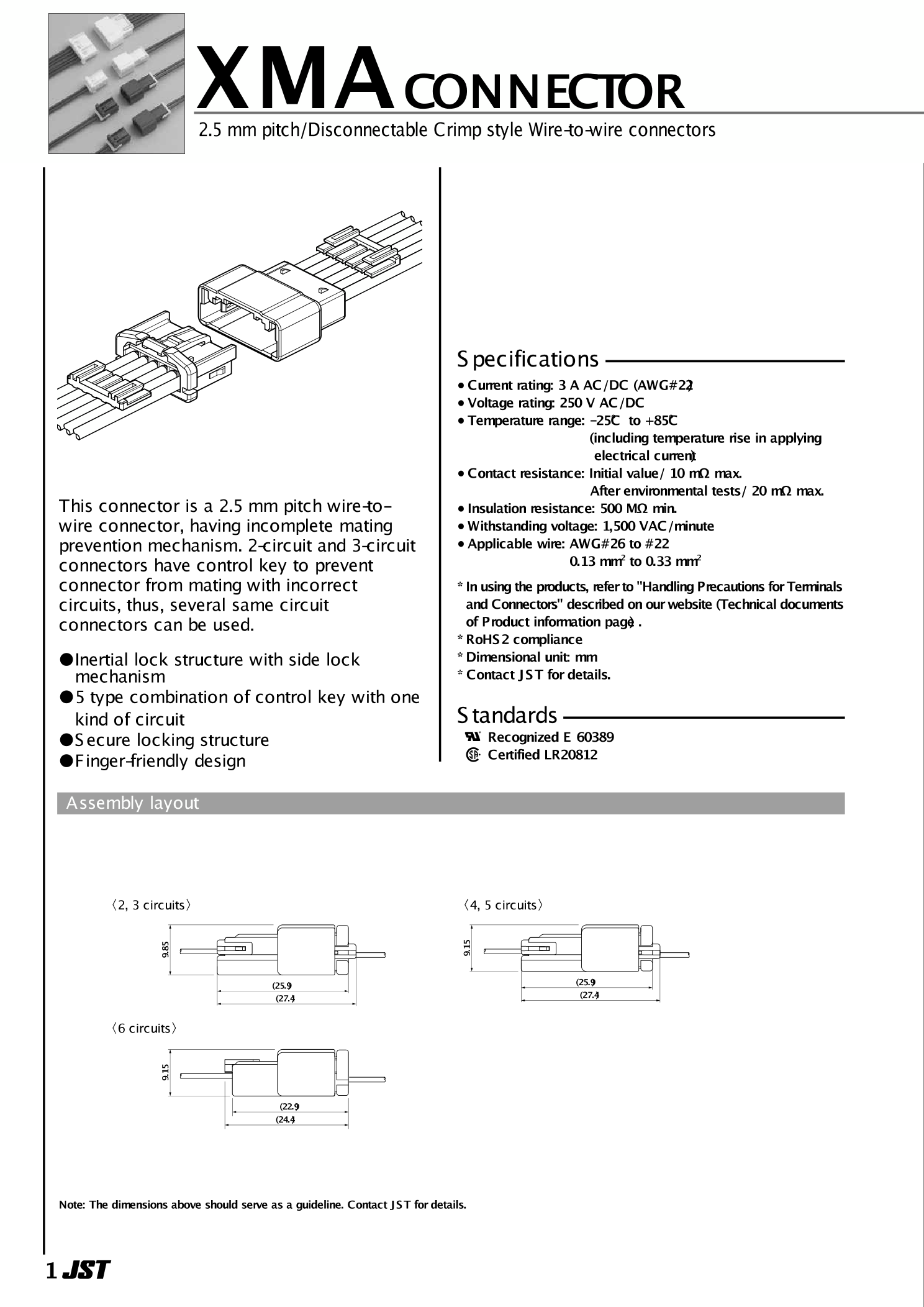 XMAR-02VF-1-S_（JST）XMAR-02VF-1-S中文资料_价格_PDF手册-立创电子商城