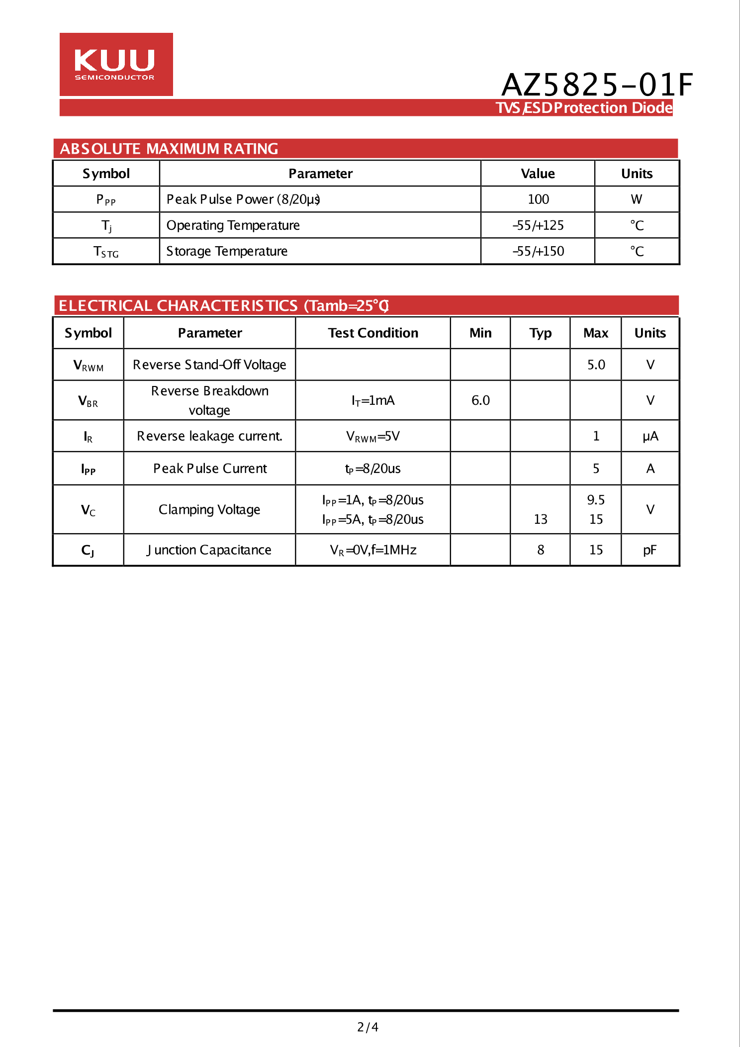 AZ5825-01F_（KUU）AZ5825-01F中文资料_价格_PDF手册-立创电子商城