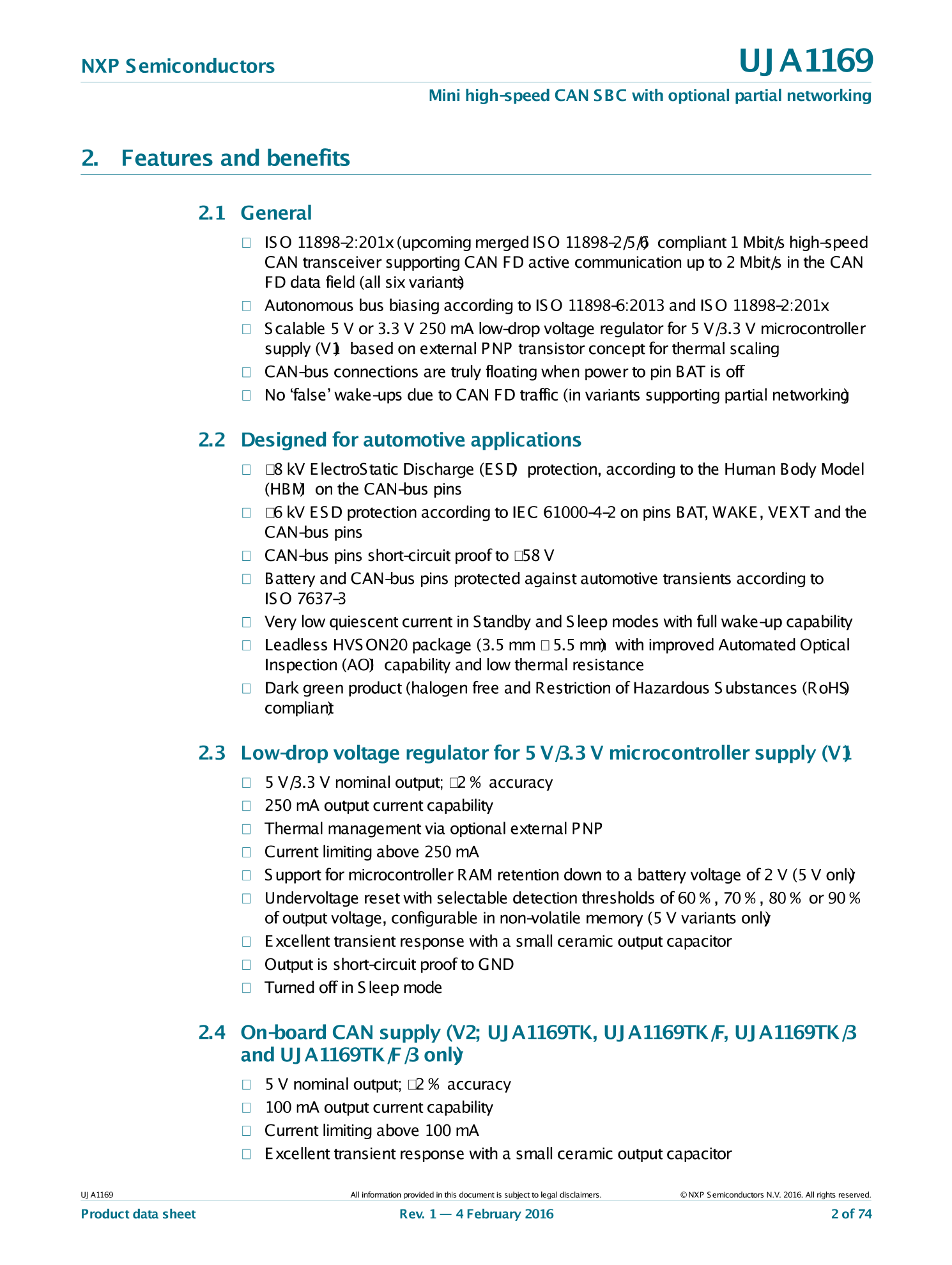 UJA1169TK/3_（NXP(恩智浦)）UJA1169TK/3中文资料_价格_PDF手册-立创电子商城