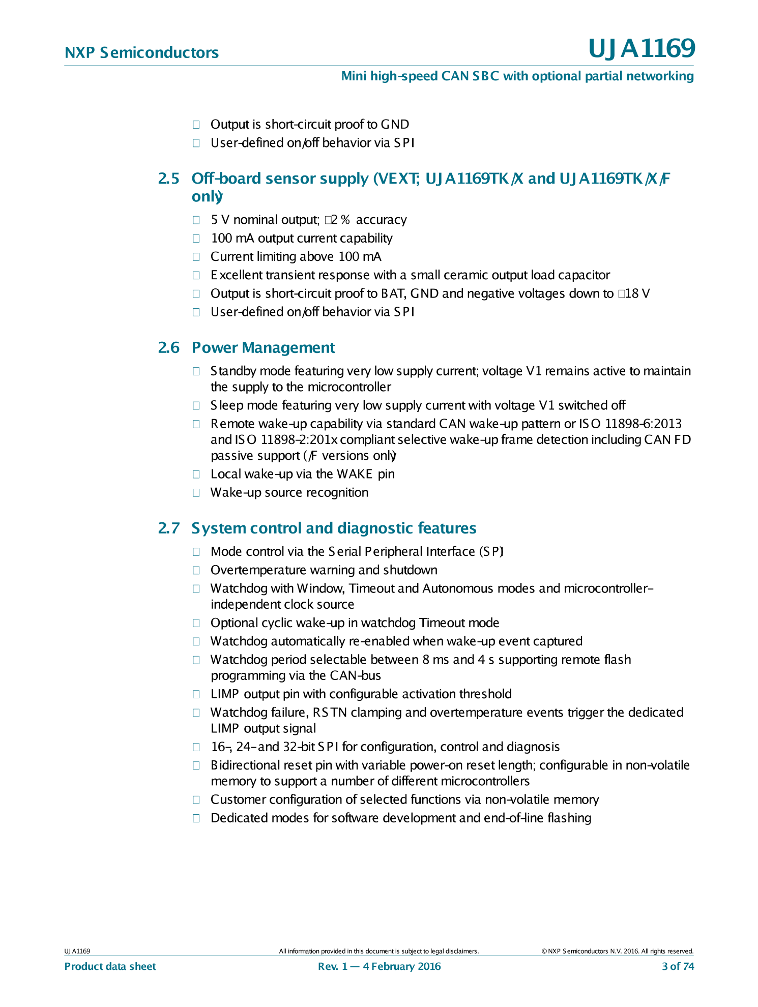 UJA1169TK/3_（NXP(恩智浦)）UJA1169TK/3中文资料_价格_PDF手册-立创电子商城