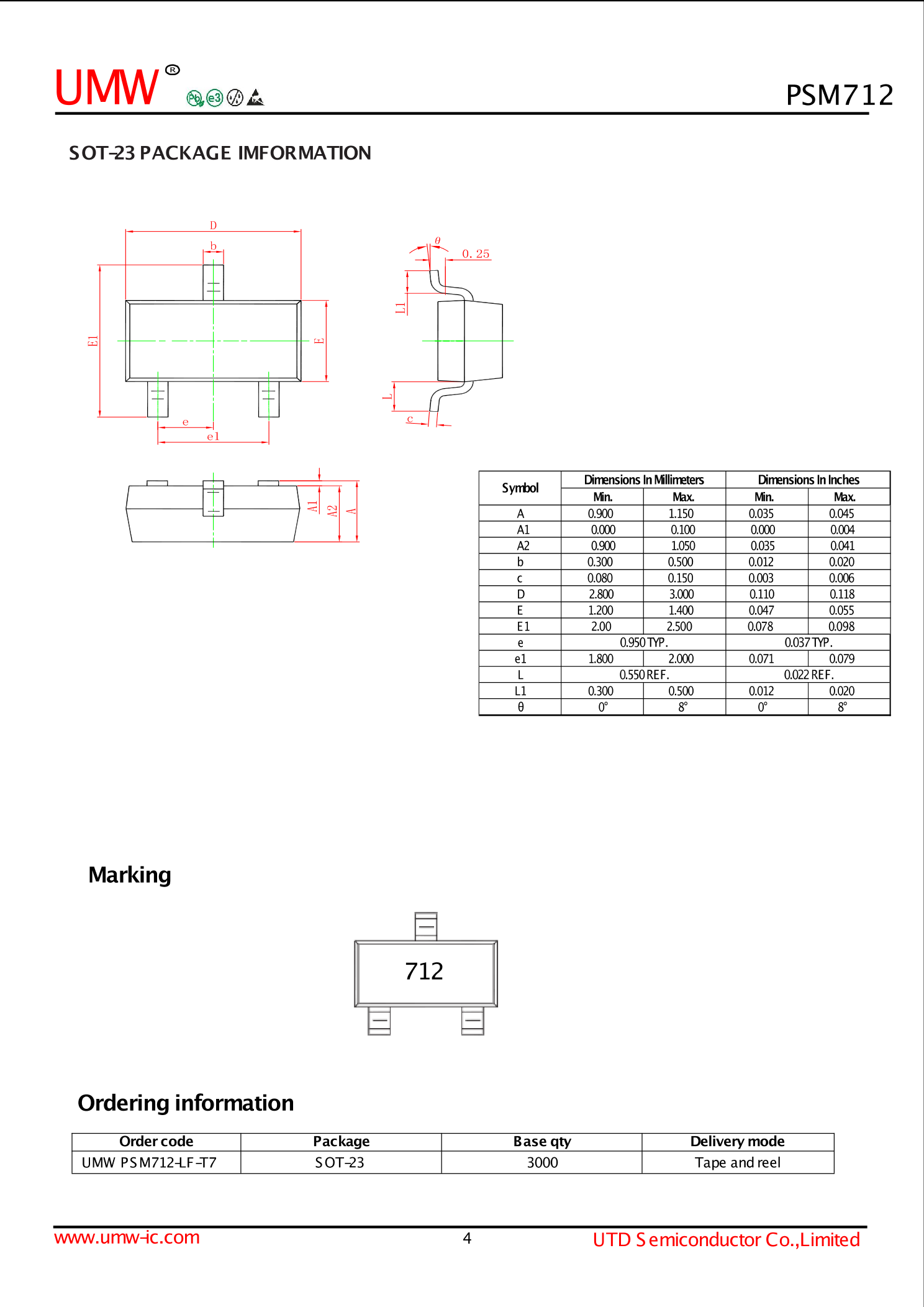 PSM712-LF-T7_（UMW(友台半导体)）PSM712-LF-T7中文资料_价格_PDF手册-立创电子商城