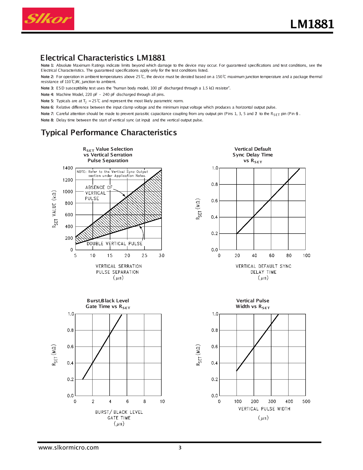 LM1881_（Slkor(萨科微)）LM1881中文资料_价格_PDF手册-立创电子商城