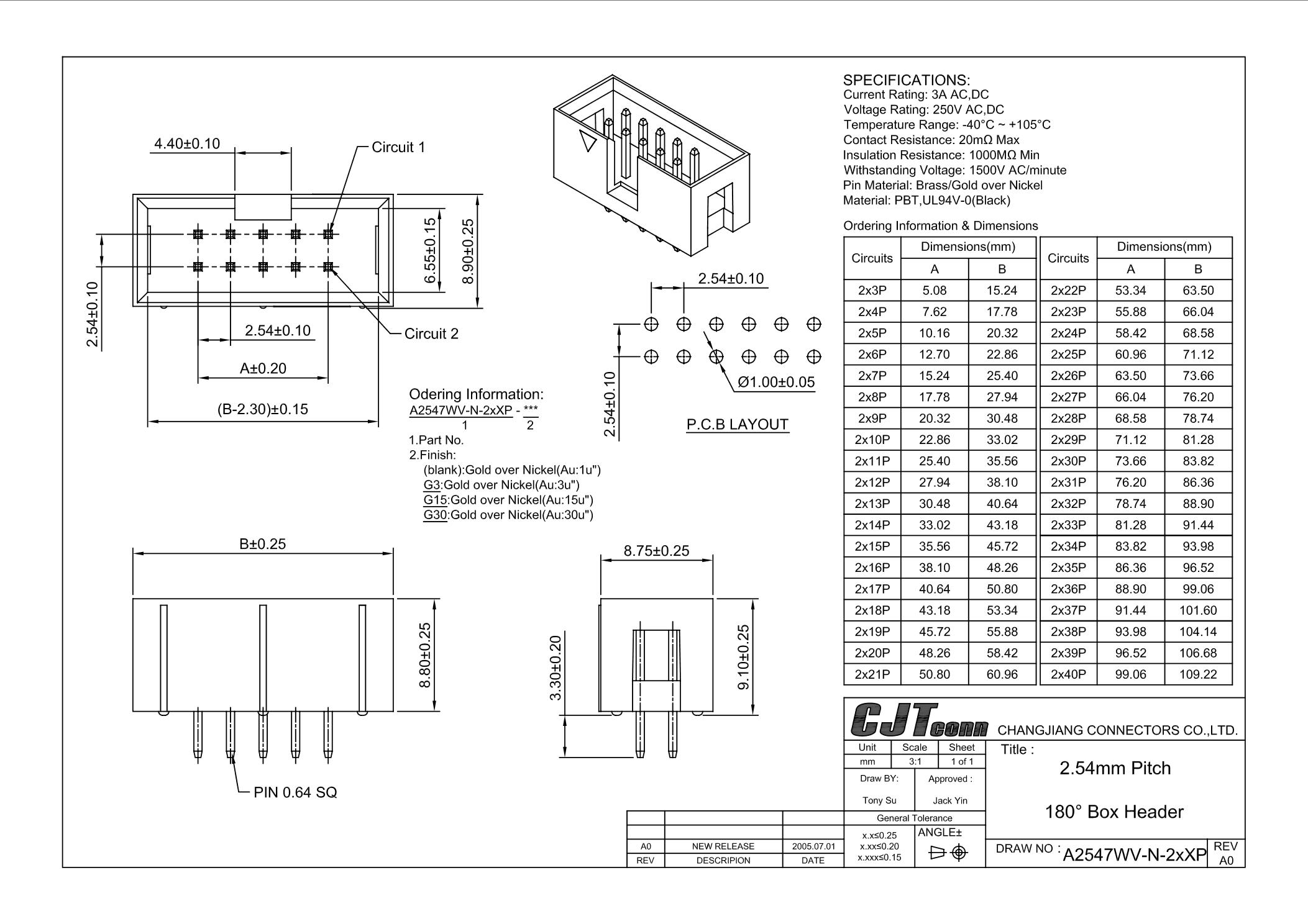 A2547WV-N-2x7P_（CJT(长江连接器)）A2547WV-N-2x7P中文资料_价格_PDF手册-立创电子商城