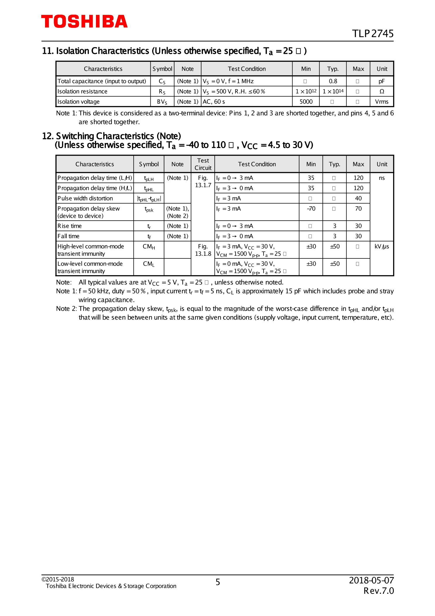 TLP2745(TP,E(O_（TOSHIBA(东芝)）TLP2745(TP,E(O中文资料_价格_PDF手册-立创电子商城