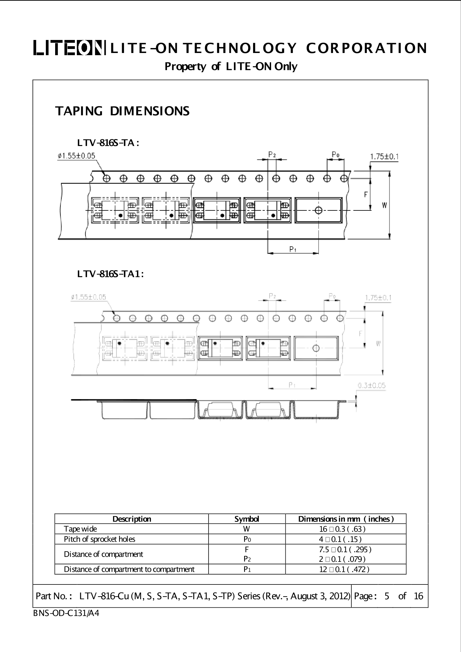 LTV-816-A_（LITEON(光宝)）LTV-816-A中文资料_价格_PDF手册-立创电子商城