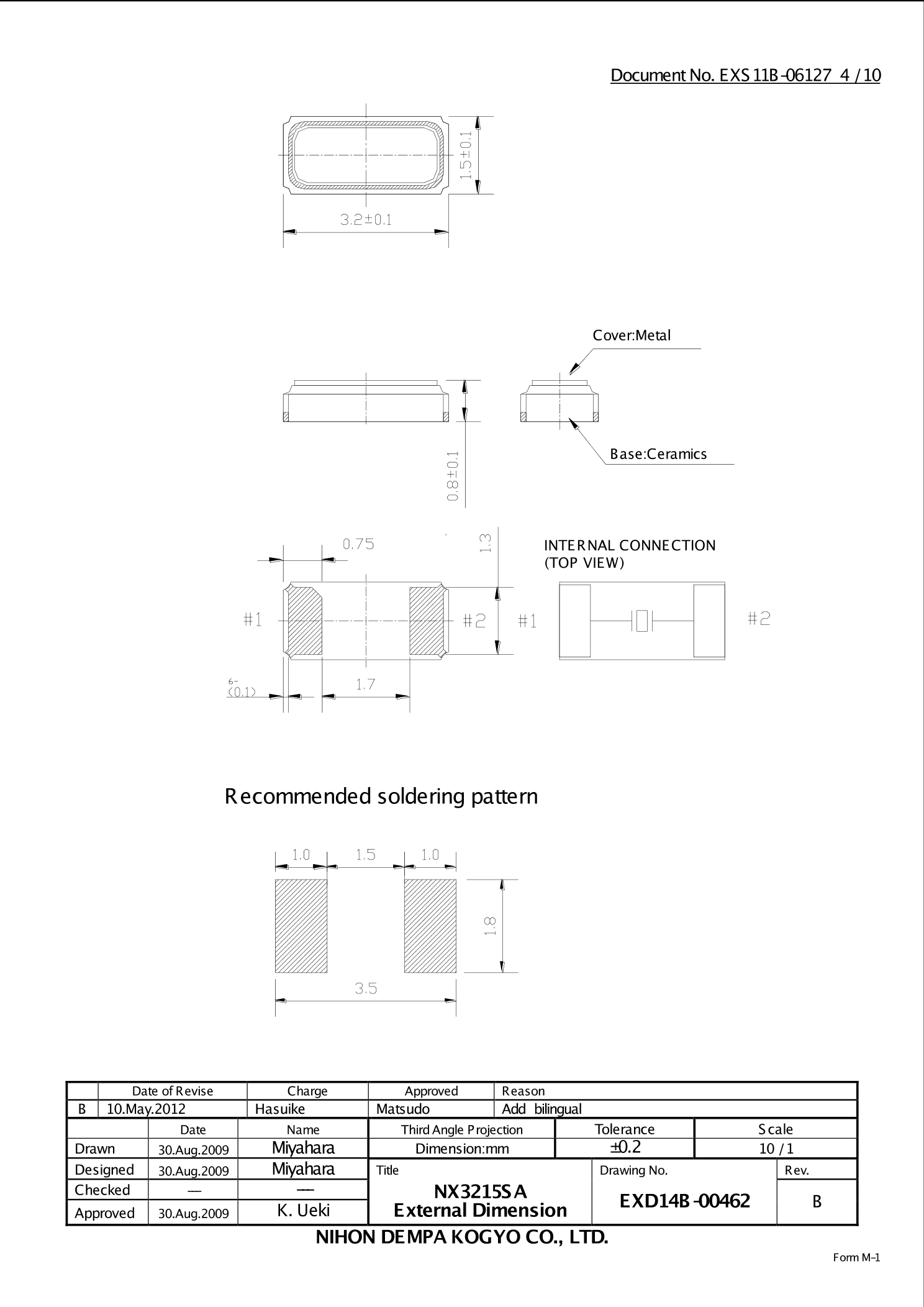 NX3215SA-32.768KHZ-EXS00A-MU00746_（NDK）NX3215SA-32.768KHZ-EXS00A ...