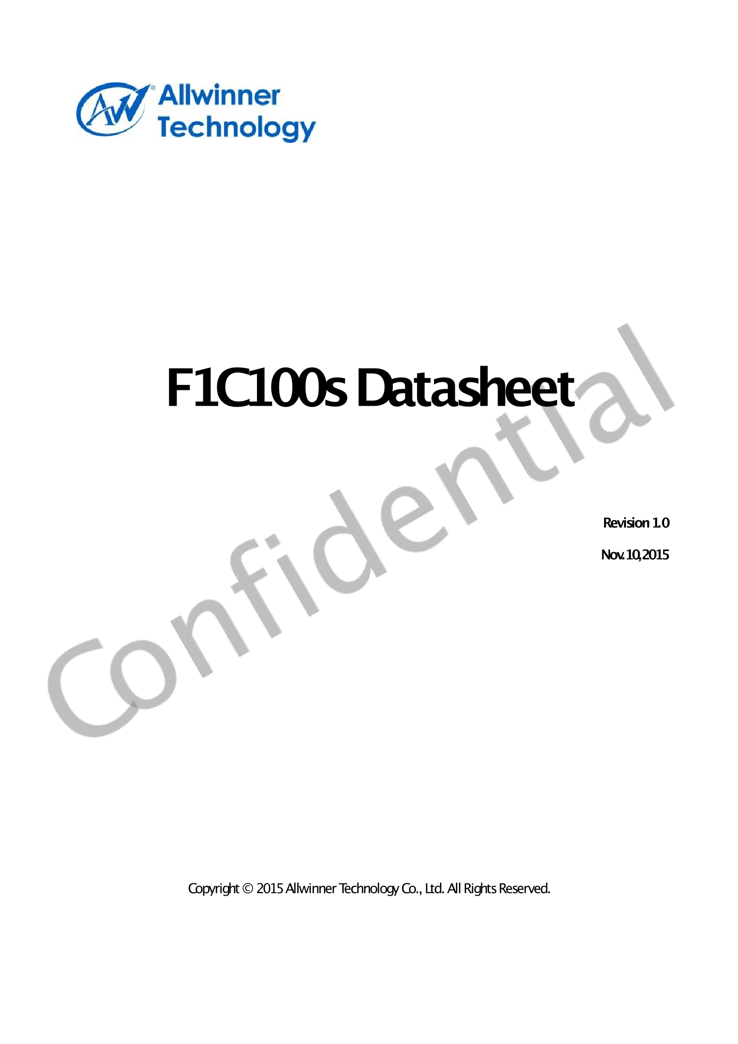 F1C100S_（Allwinner(全志)）F1C100S中文资料_价格_PDF手册-立创电子商城