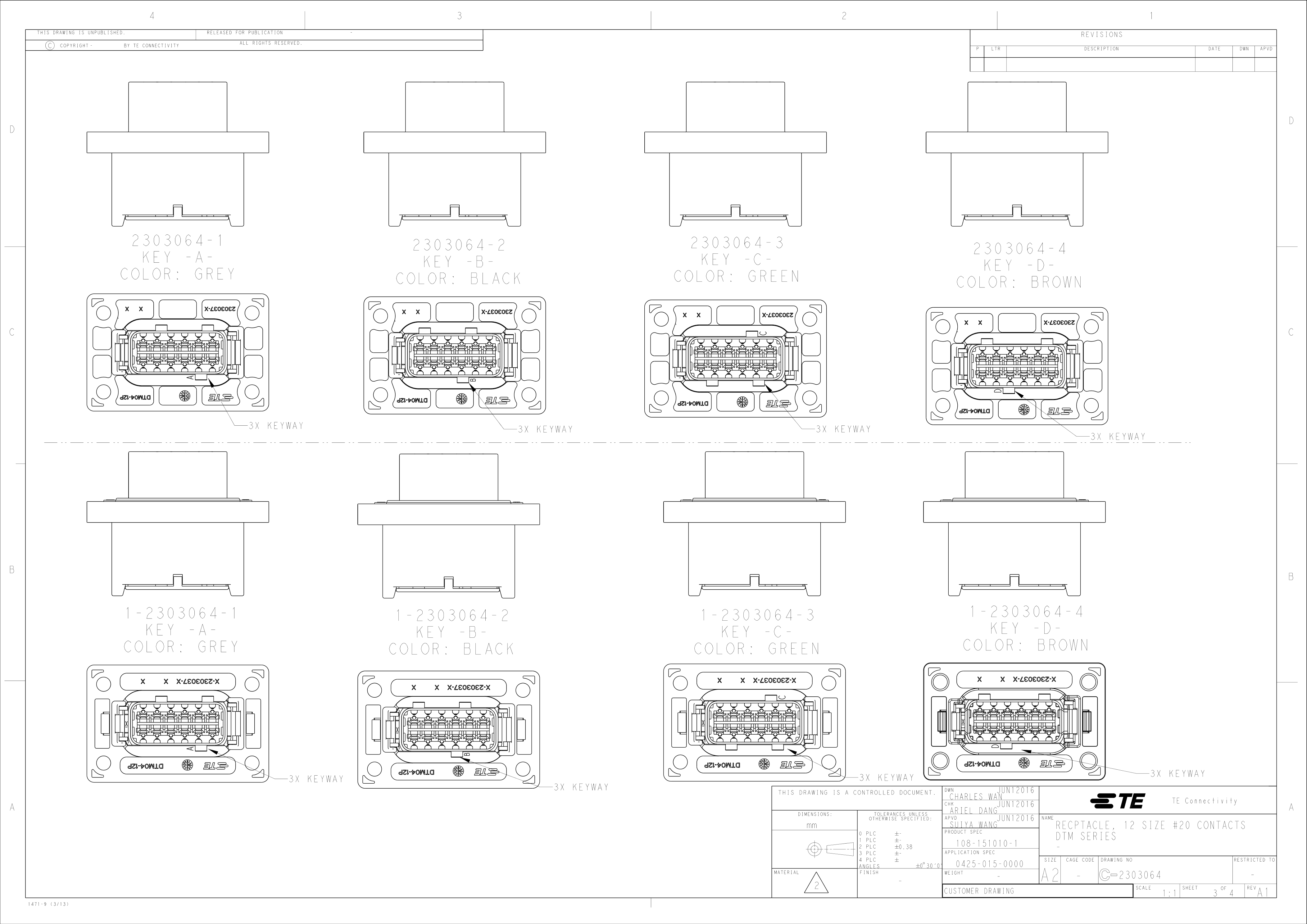 1-2303064-1_（TE Connectivity(美国泰科)）1-2303064-1中文资料_价格_PDF手册-立创电子商城