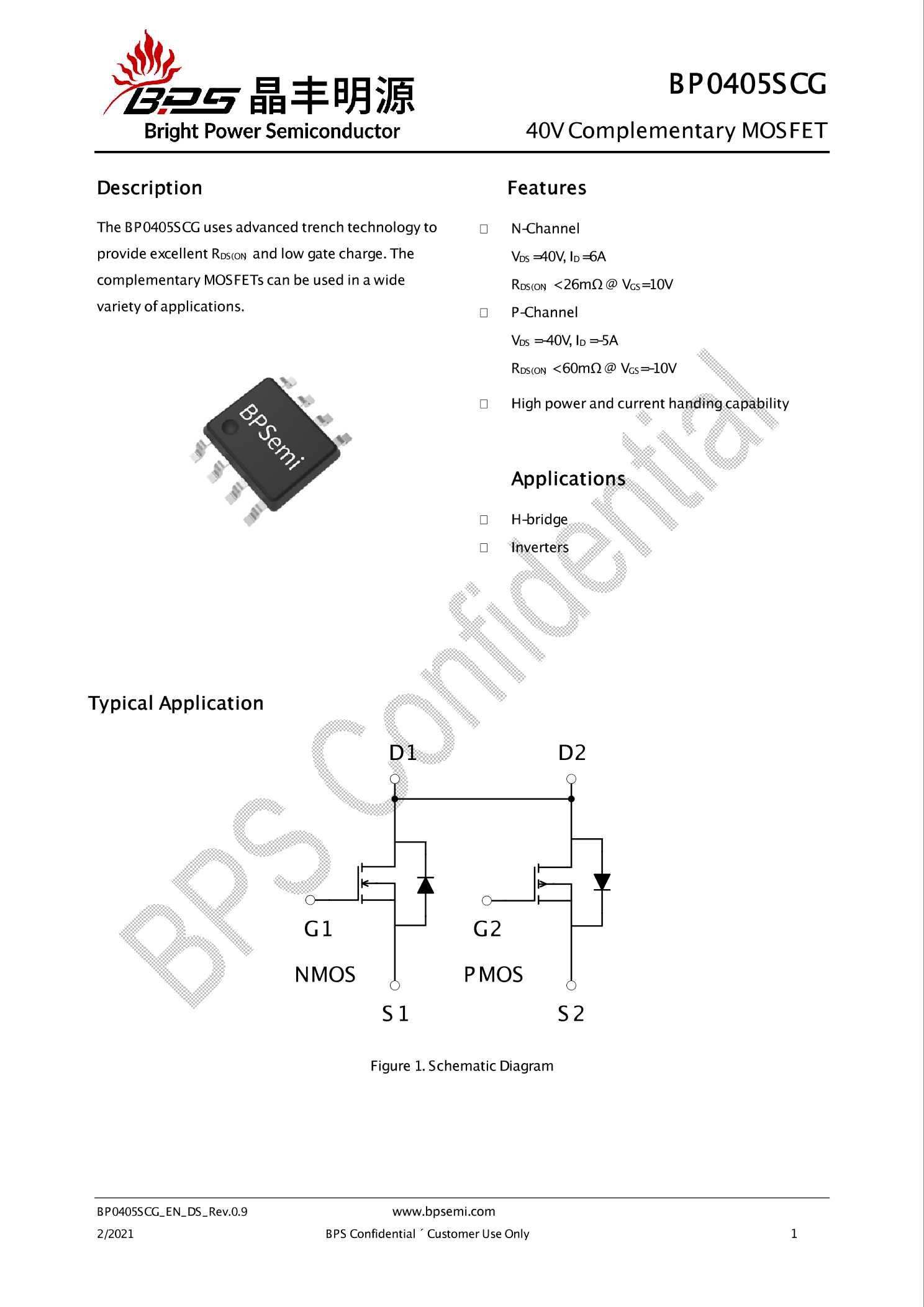 BP0405SCG_（BPS(上海晶丰明源)）BP0405SCG中文资料_价格_PDF手册-立创电子商城