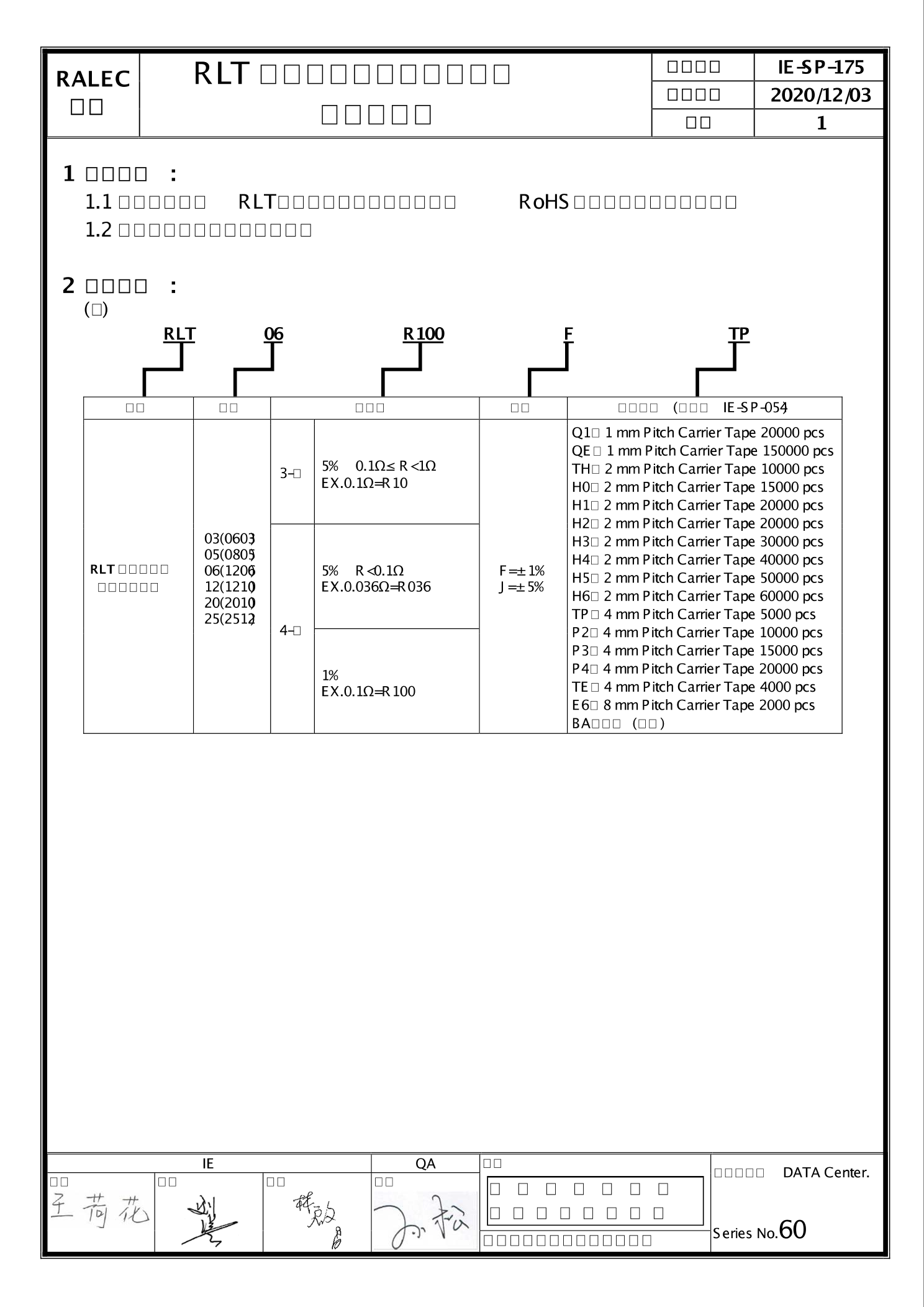 RLT03R470FTP_（RALEC(旺诠)）RLT03R470FTP中文资料_价格_PDF手册-立创电子商城