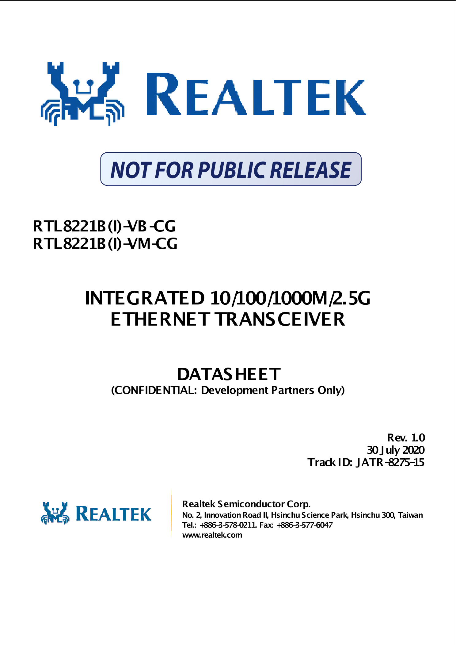 RTL8221B-VB-CG_（REALTEK(瑞昱)）RTL8221B-VB-CG中文资料_价格_PDF手册-立创电子商城