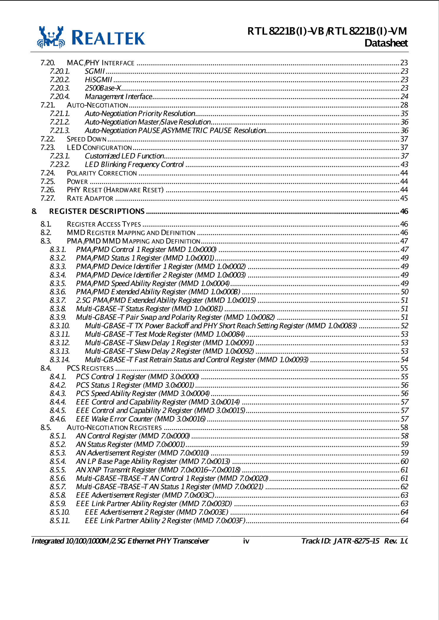 RTL8221B-VB-CG_（REALTEK(瑞昱)）RTL8221B-VB-CG中文资料_价格_PDF手册-立创电子商城