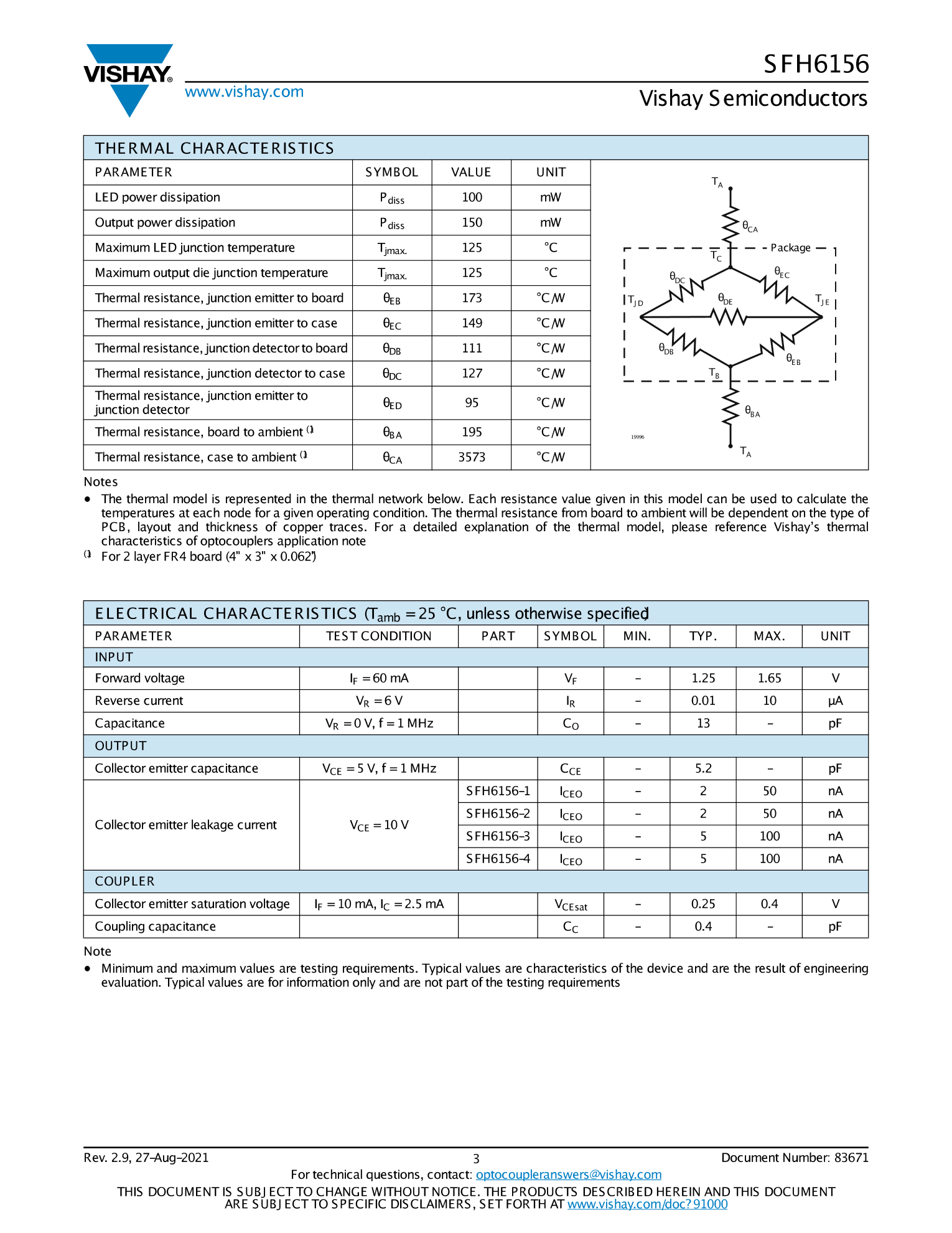 SFH6156-2_（VISHAY(威世)）SFH6156-2中文资料_价格_PDF手册-立创电子商城
