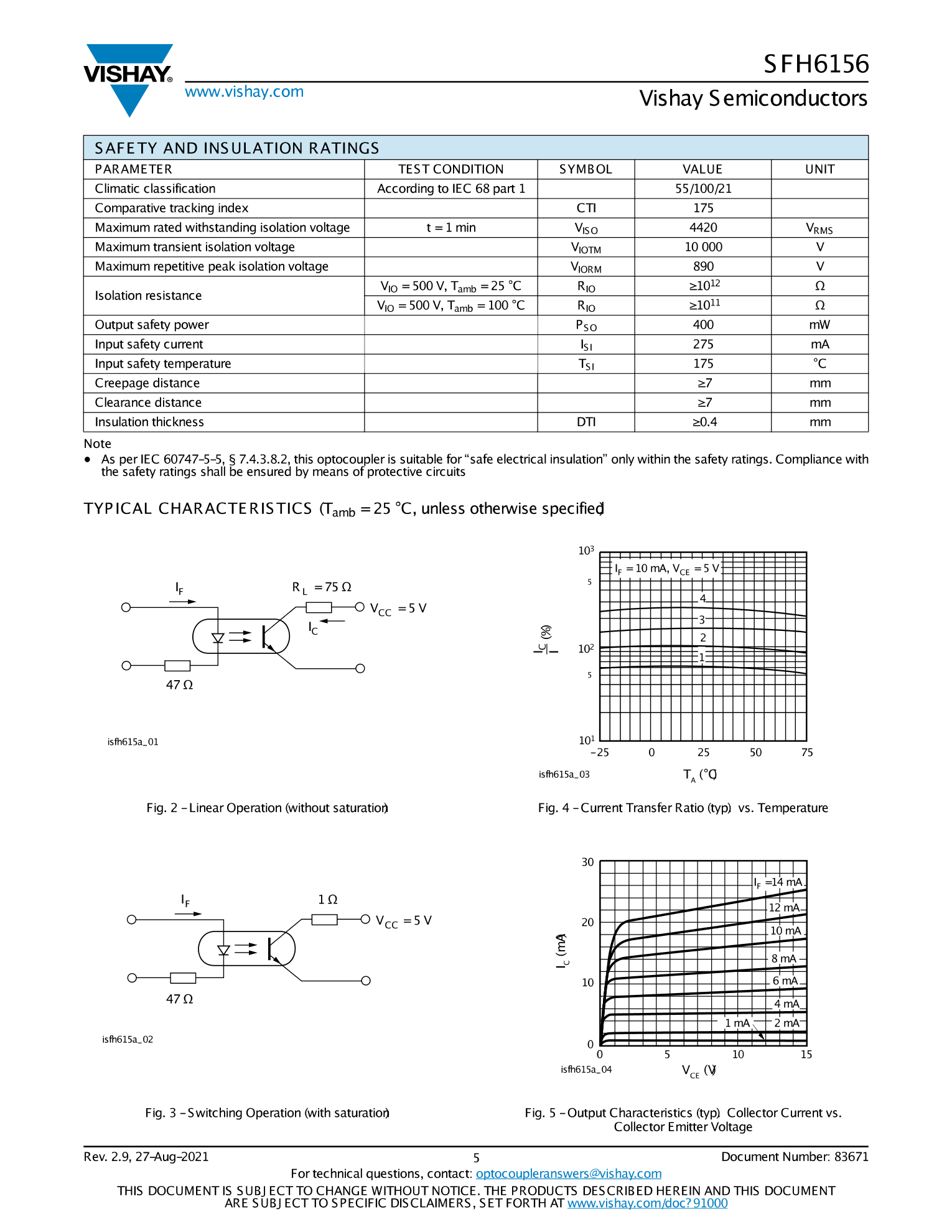 SFH6156-2_（VISHAY(威世)）SFH6156-2中文资料_价格_PDF手册-立创电子商城