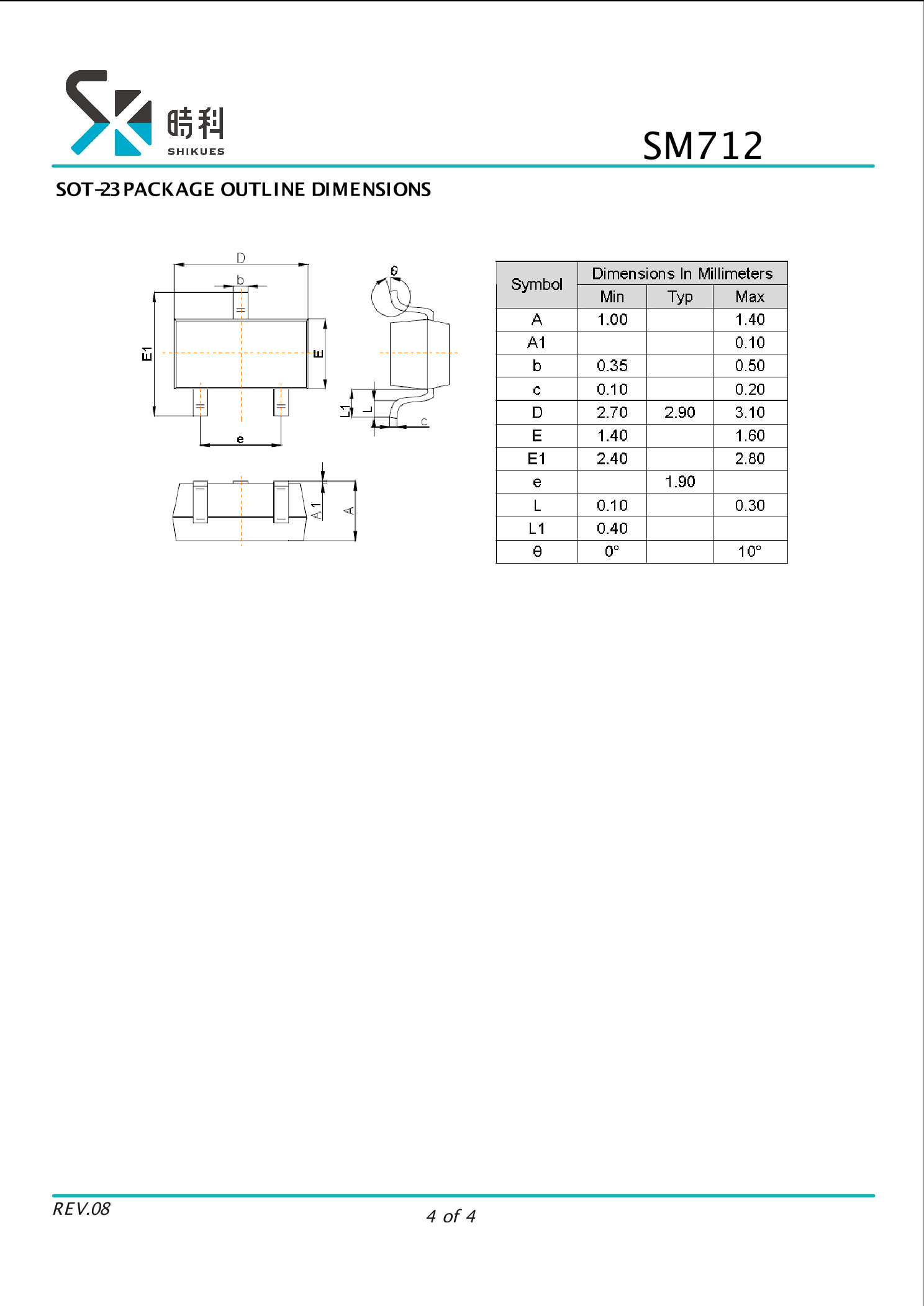 SM712_（SHIKUES(时科)）SM712中文资料_价格_PDF手册-立创电子商城