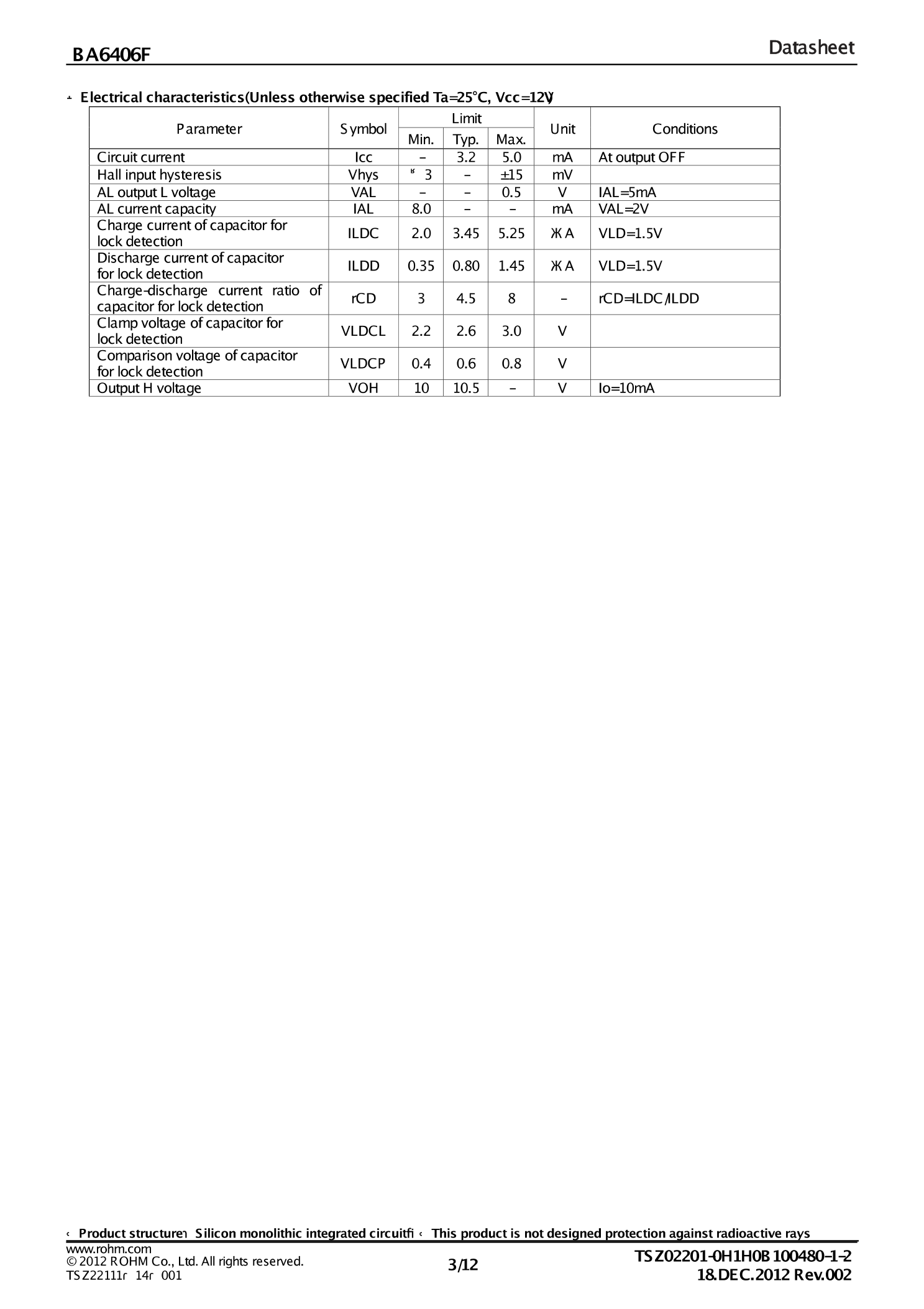 BA6406F-TGE2_（ROHM(罗姆)）BA6406F-TGE2中文资料_价格_PDF手册-立创电子商城