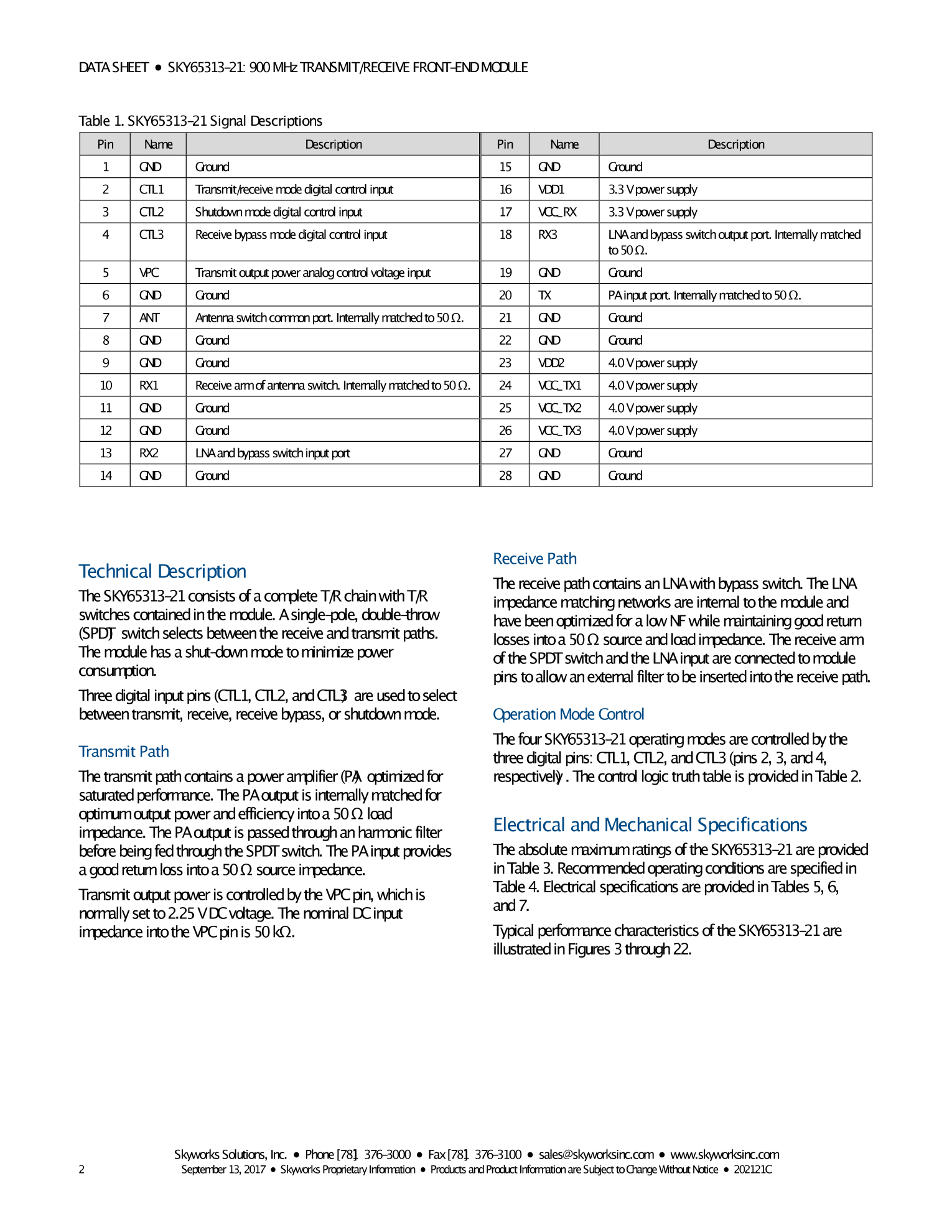 SKY65313-21_（SKYWORKS）SKY65313-21中文资料_价格_PDF手册-立创电子商城